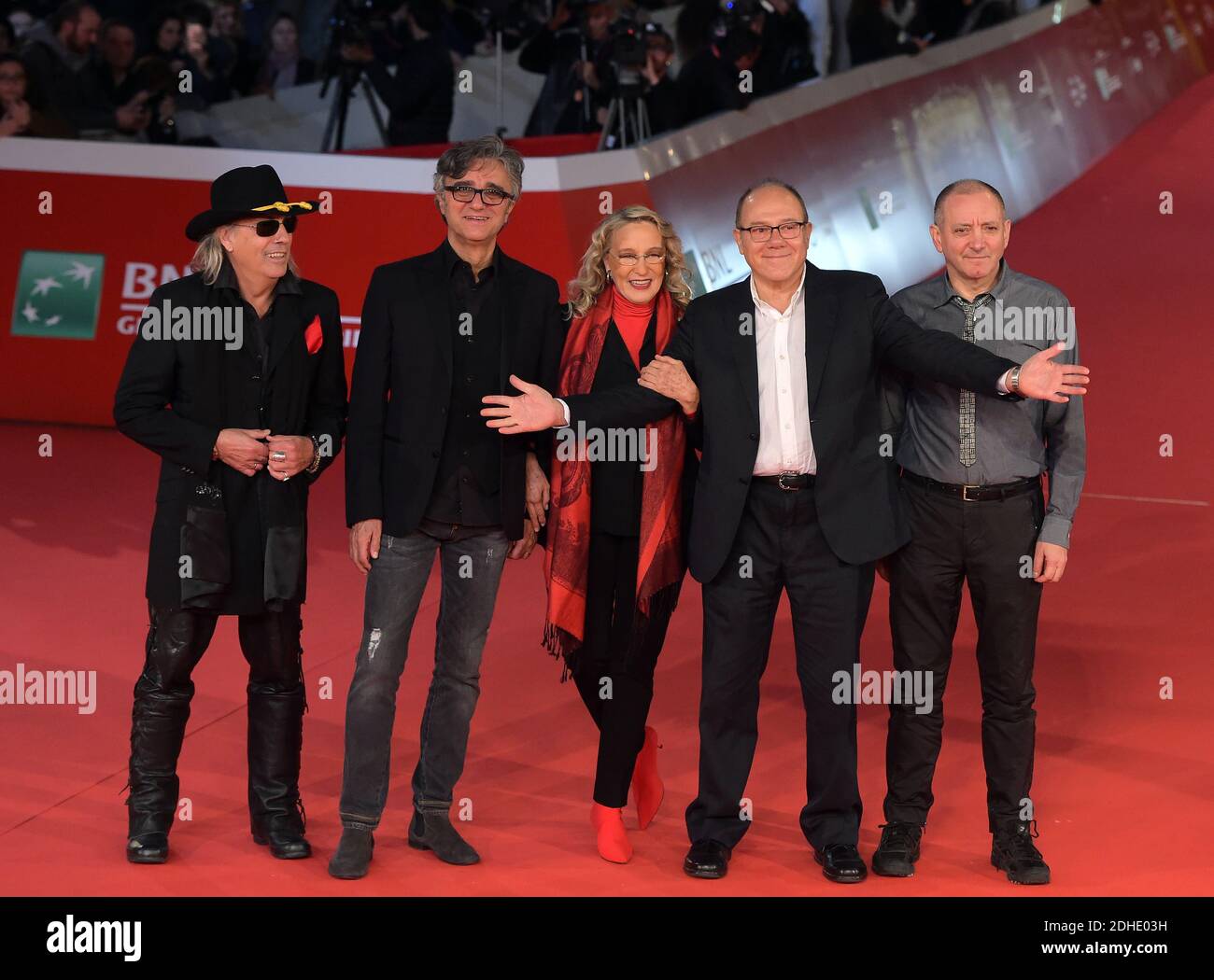 L-R Ricky Portera, Gaetano Curreri, Eleonora Giorgi, Carlo Verdone e ...