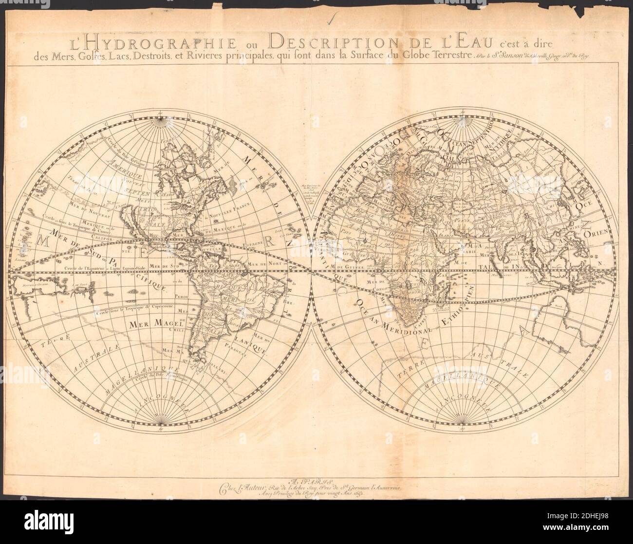 L'hydrographie ou description de l'eau au c'est a dive des mers, golfes ...