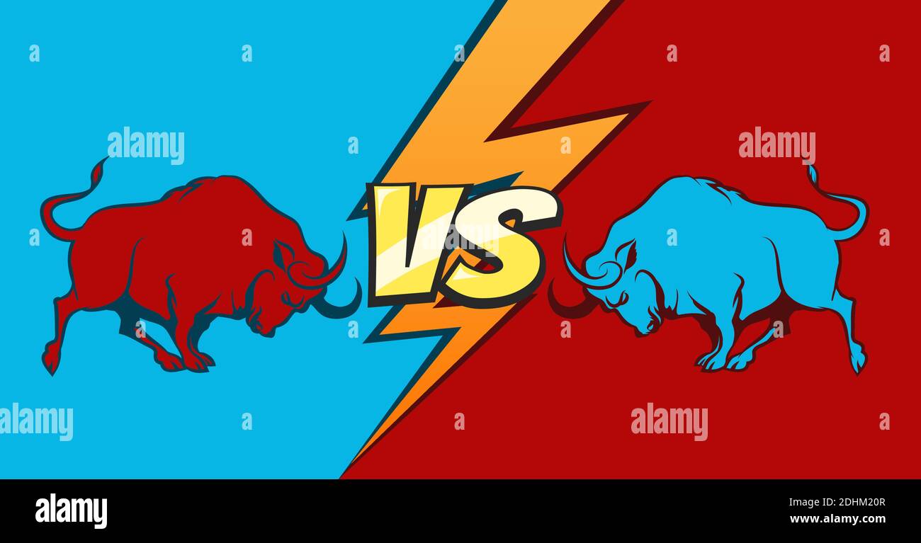 Tori da combattimento Immagini Vettoriali Stock - Alamy