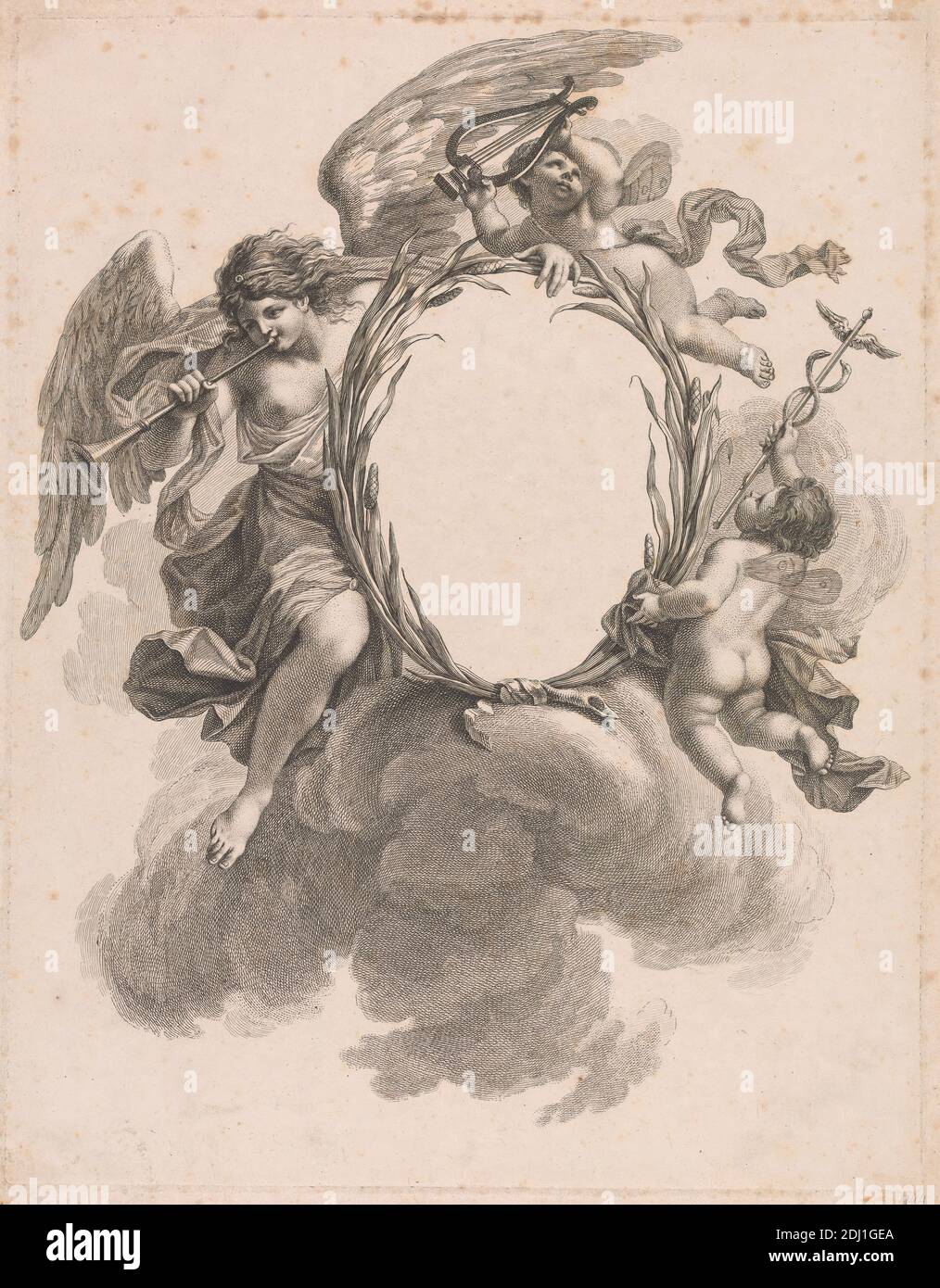 Tre putti che trasportano immagini e fotografie stock ad alta ...