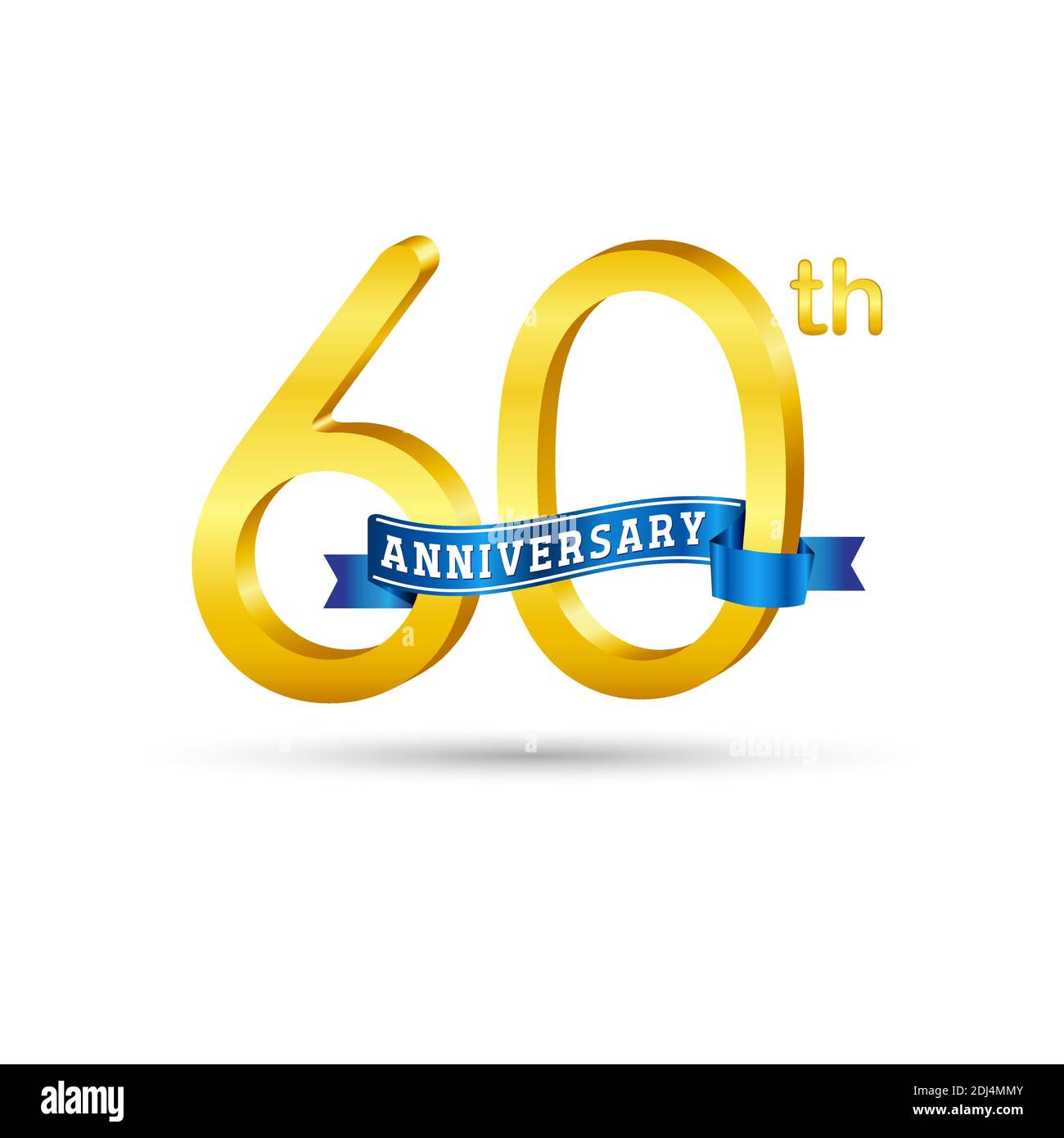 Template logo 60 years anniversary immagini e fotografie stock ad alta ...