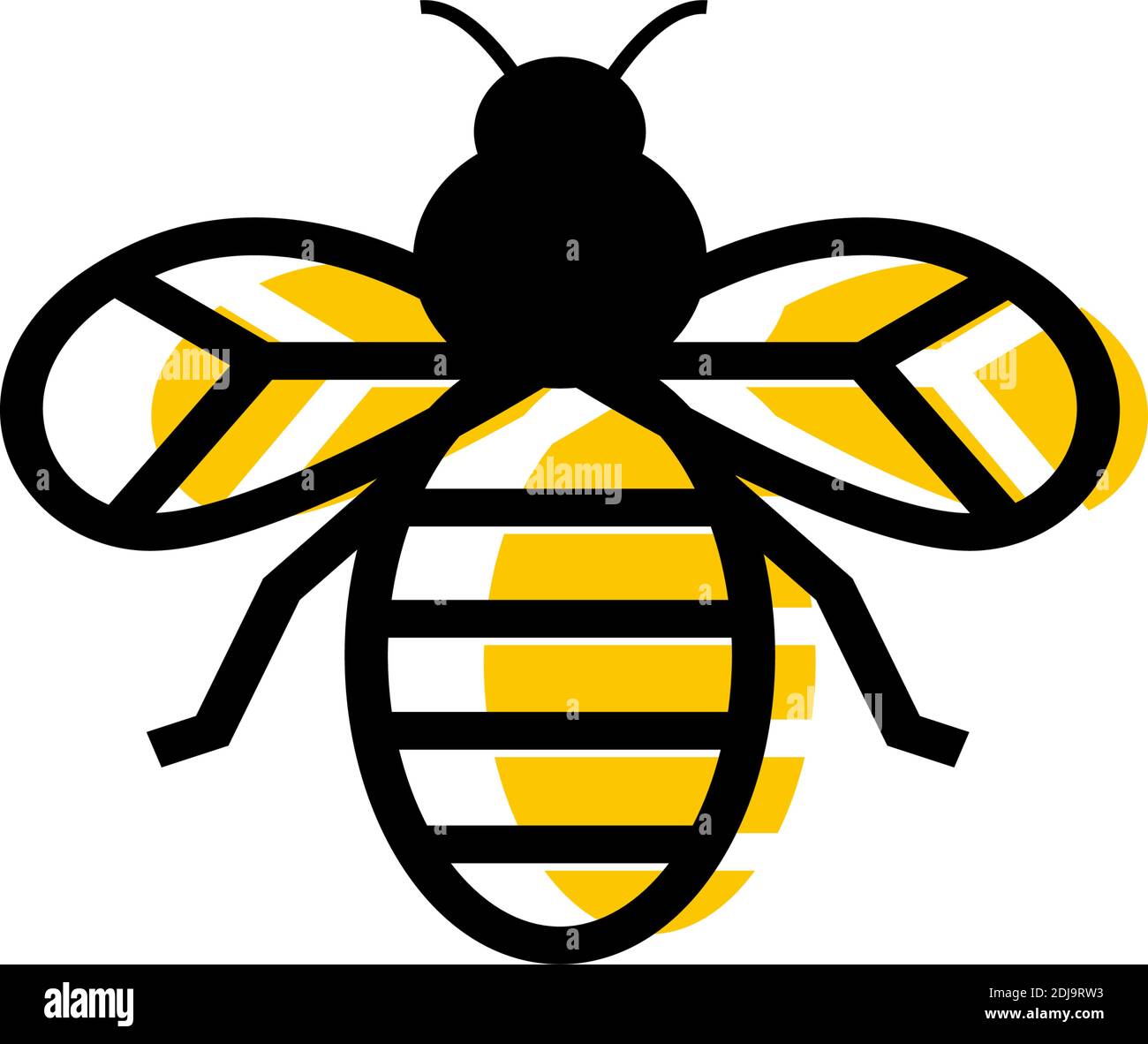 Disegno delle api Immagini Vettoriali Stock - Alamy