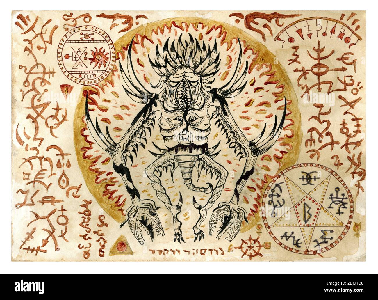 Simbolo di satana Immagini senza sfondo e Foto Stock ritagliate - Alamy