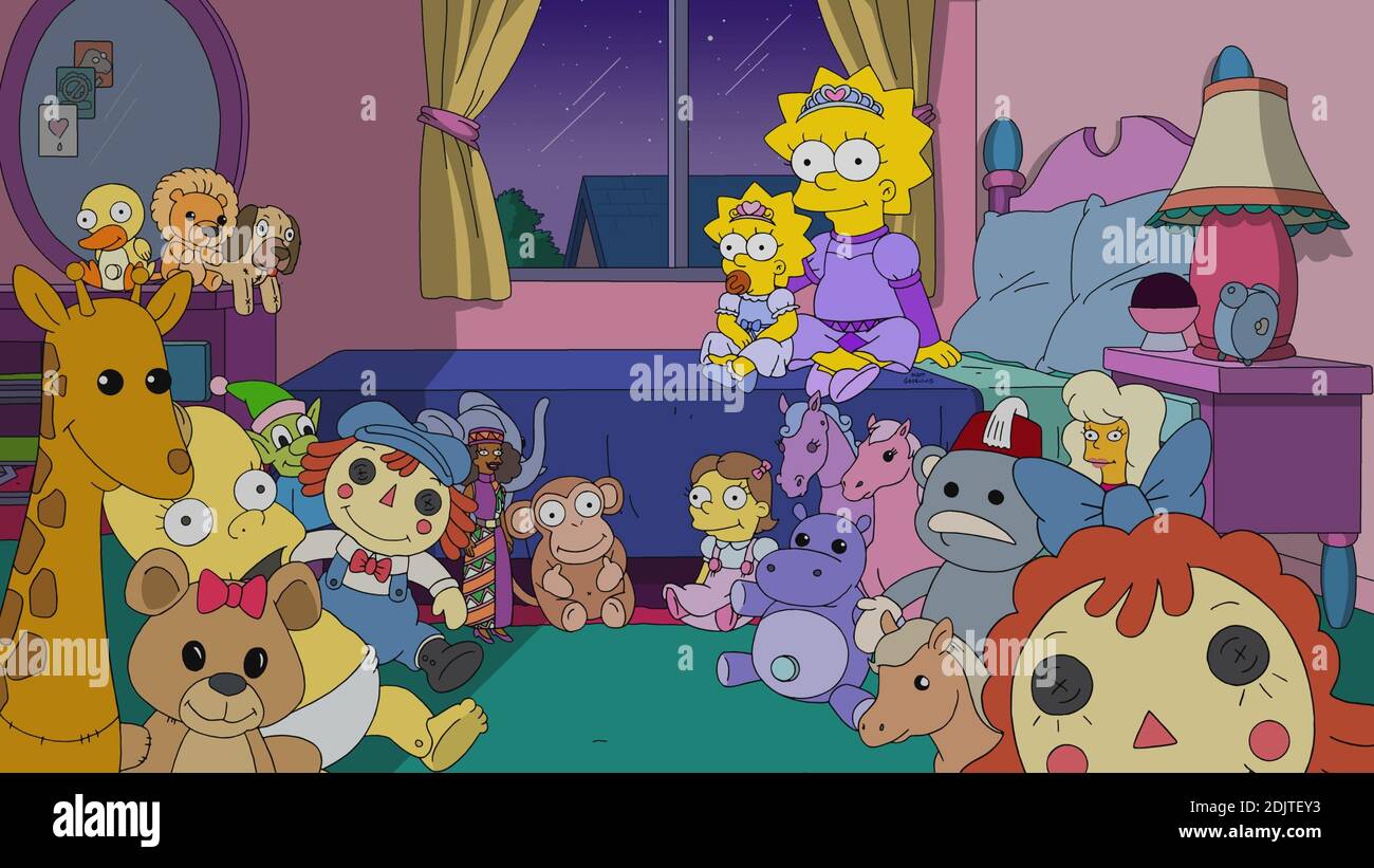 I SIMPSONS, da sinistra: Maggie Simpson, Lisa Simpson (voce: Yeardley ...