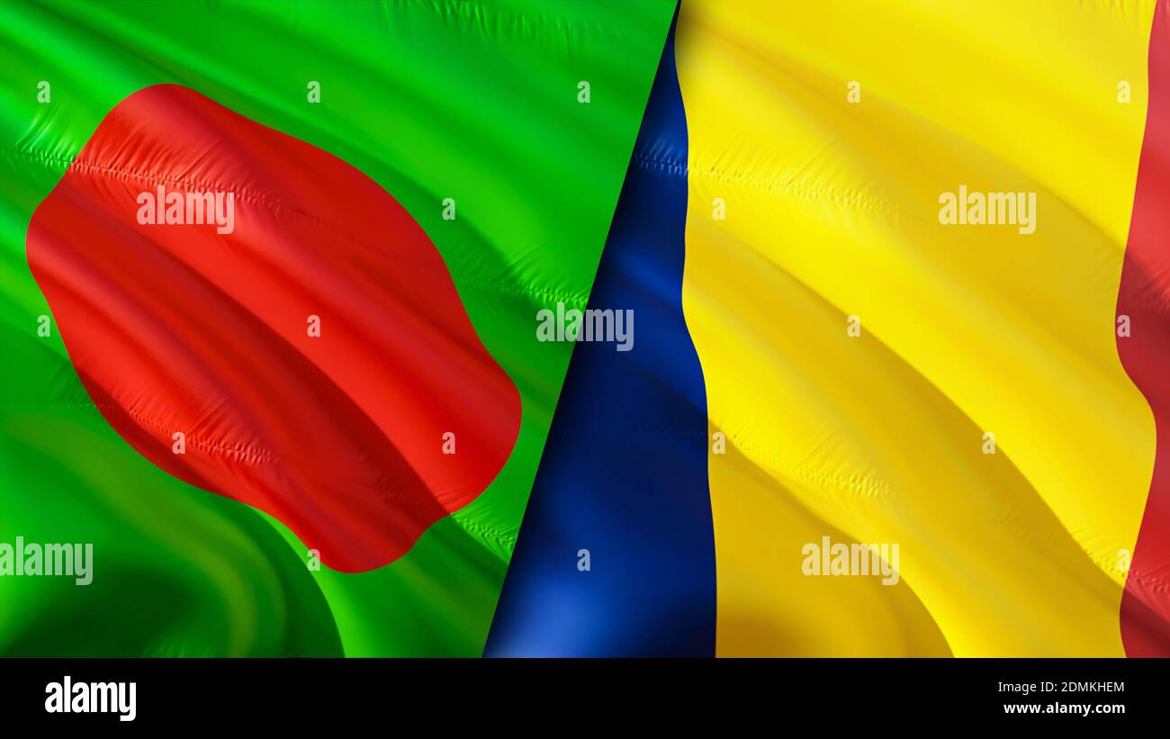Bandiera del ciad del bangladesh immagini e fotografie stock ad alta ...