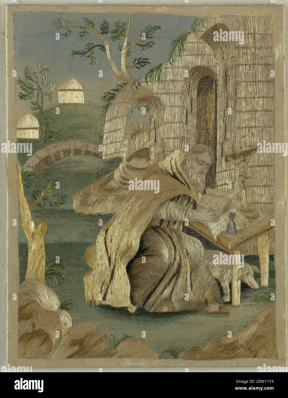 Tabella esaminando pergamene immagini e fotografie stock ad alta ...