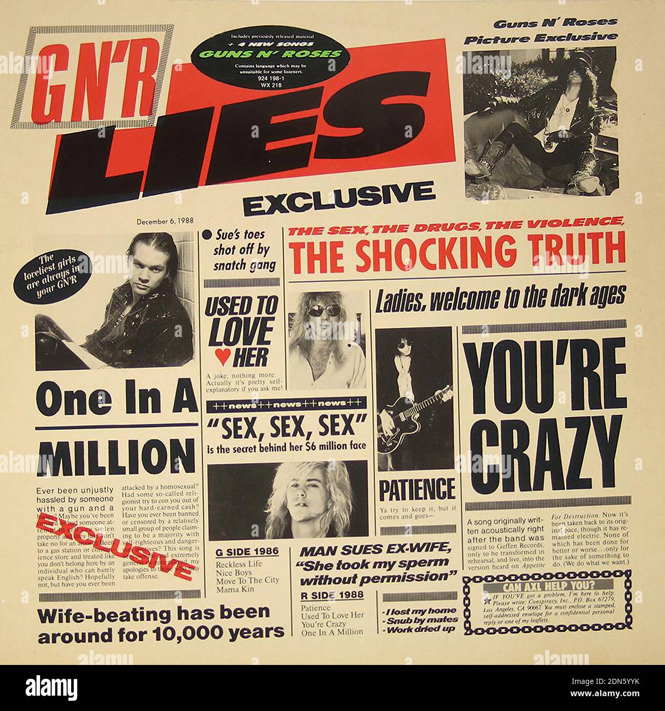 Guns n roses album cover immagini e fotografie stock ad alta ...