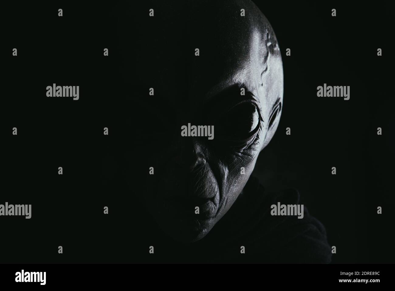 Faccia aliena in bianco e nero immagini e fotografie stock ad alta ...