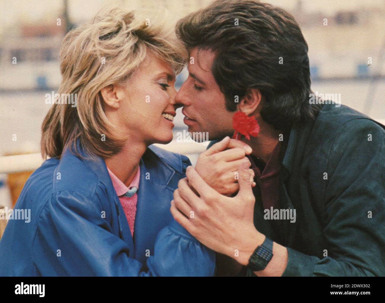 Olivia newton john john travolta two immagini e fotografie stock ad ...