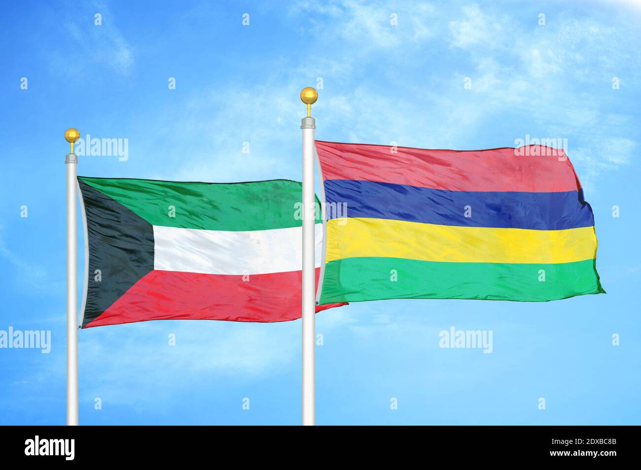 Bandiera kuwait mauritius immagini e fotografie stock ad alta ...