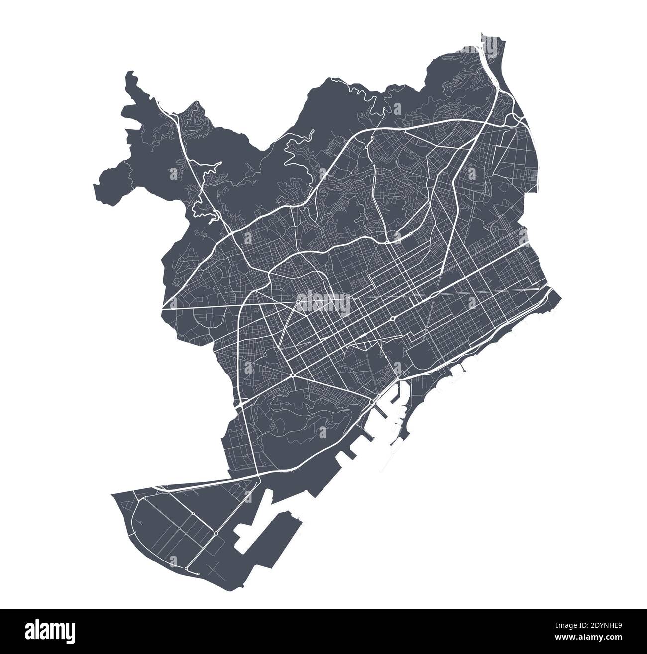 Mappa di barcellona immagini e fotografie stock ad alta risoluzione - Alamy