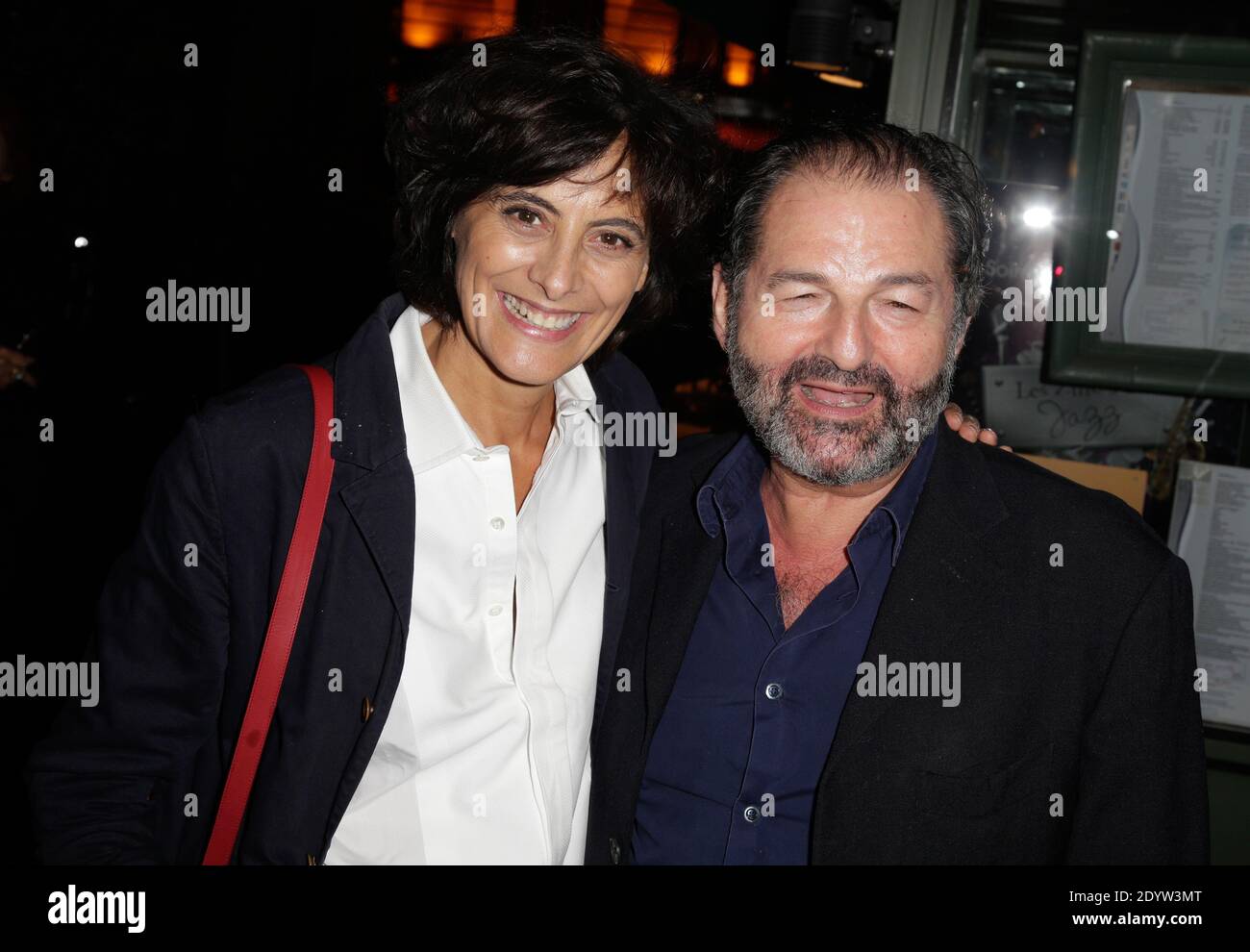 Ines de la fressange and denis olivennes immagini e fotografie stock ad ...