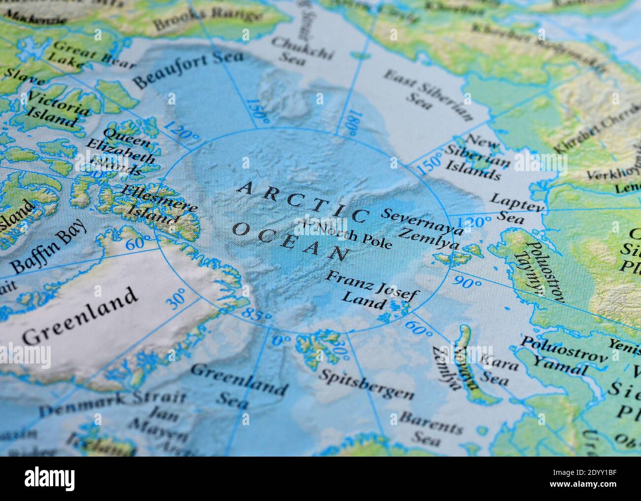 Arctic map immagini e fotografie stock ad alta risoluzione - Alamy