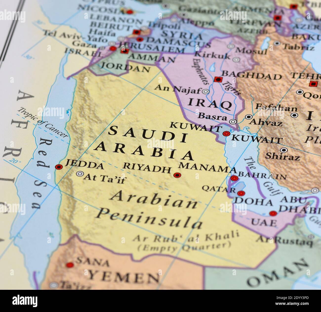 Mappa Arabia Immagini e Fotos Stock - Alamy