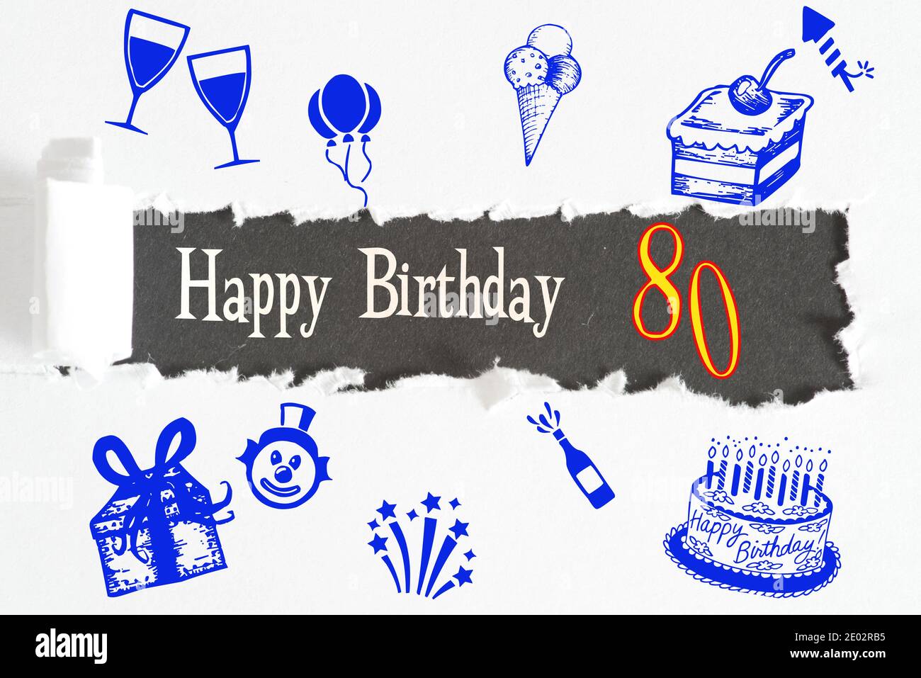 Buon compleanno anni 80 anniversario del compleanno immagini e ...