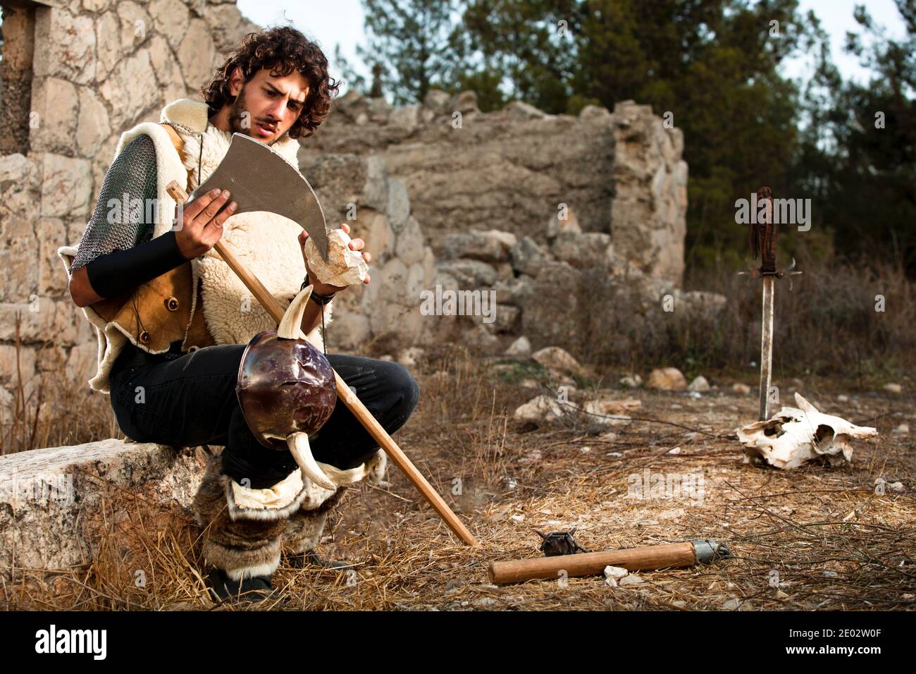 Guerra barbarica immagini e fotografie stock ad alta risoluzione - Alamy