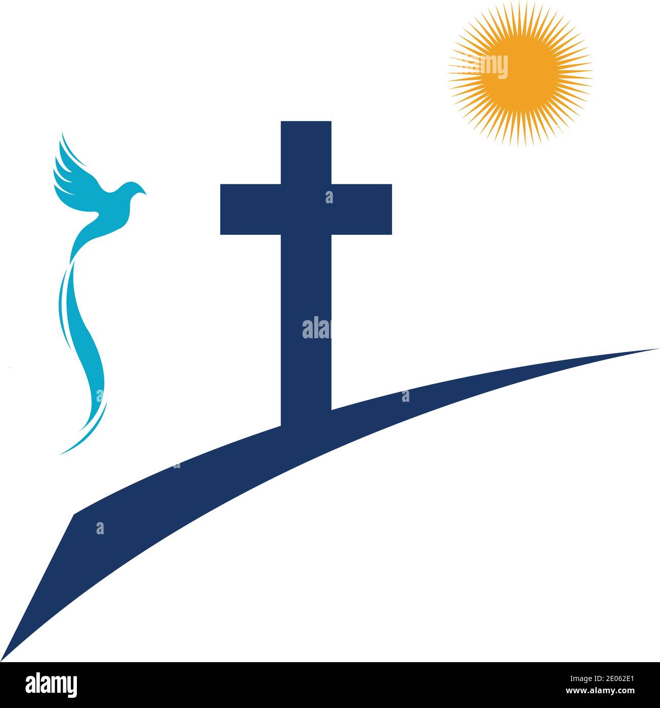 Logo della chiesa simboli cristian immagini e fotografie stock ad alta ...