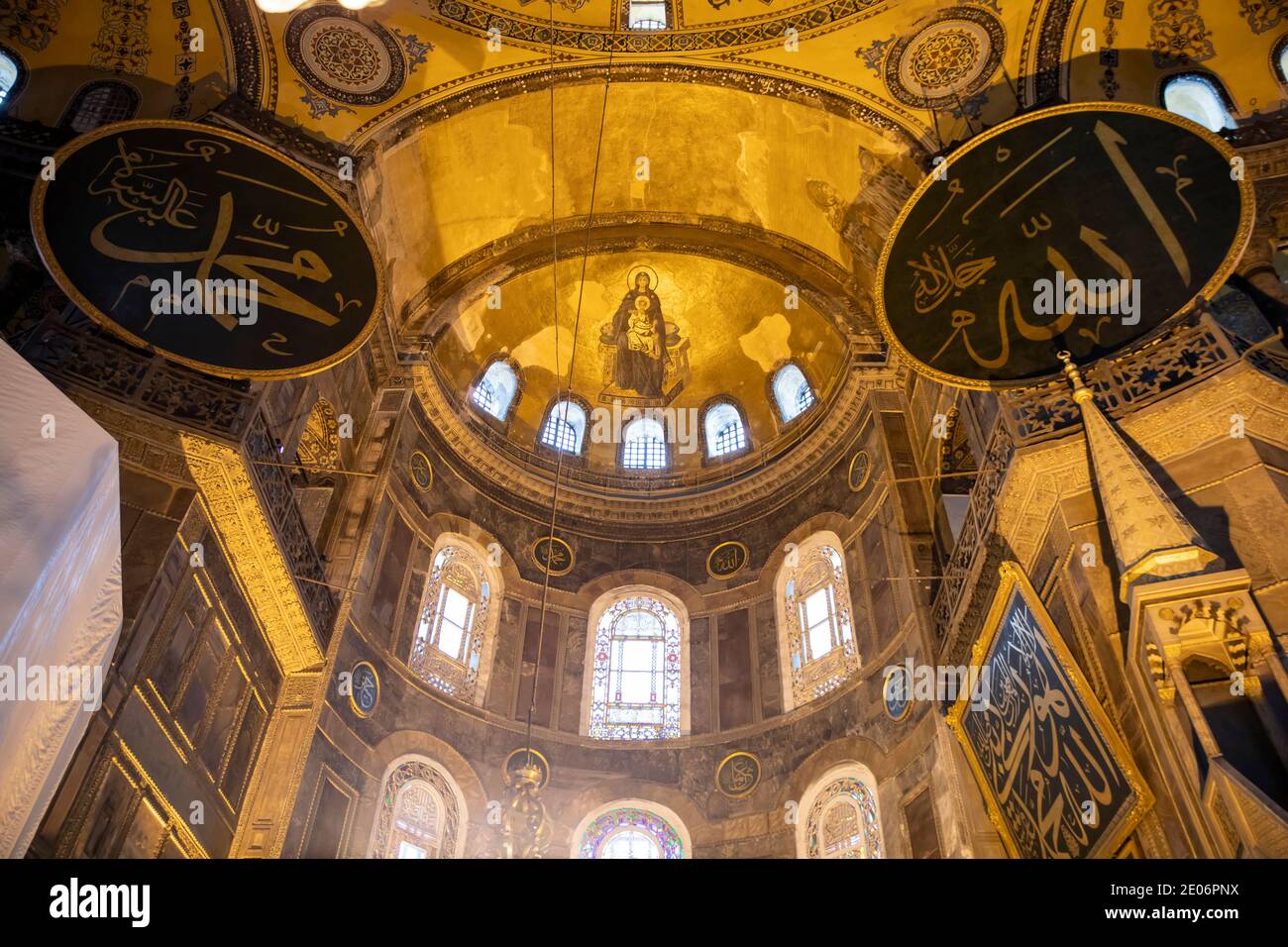 Hagia sophia mosaici bizantini immagini e fotografie stock ad alta ...