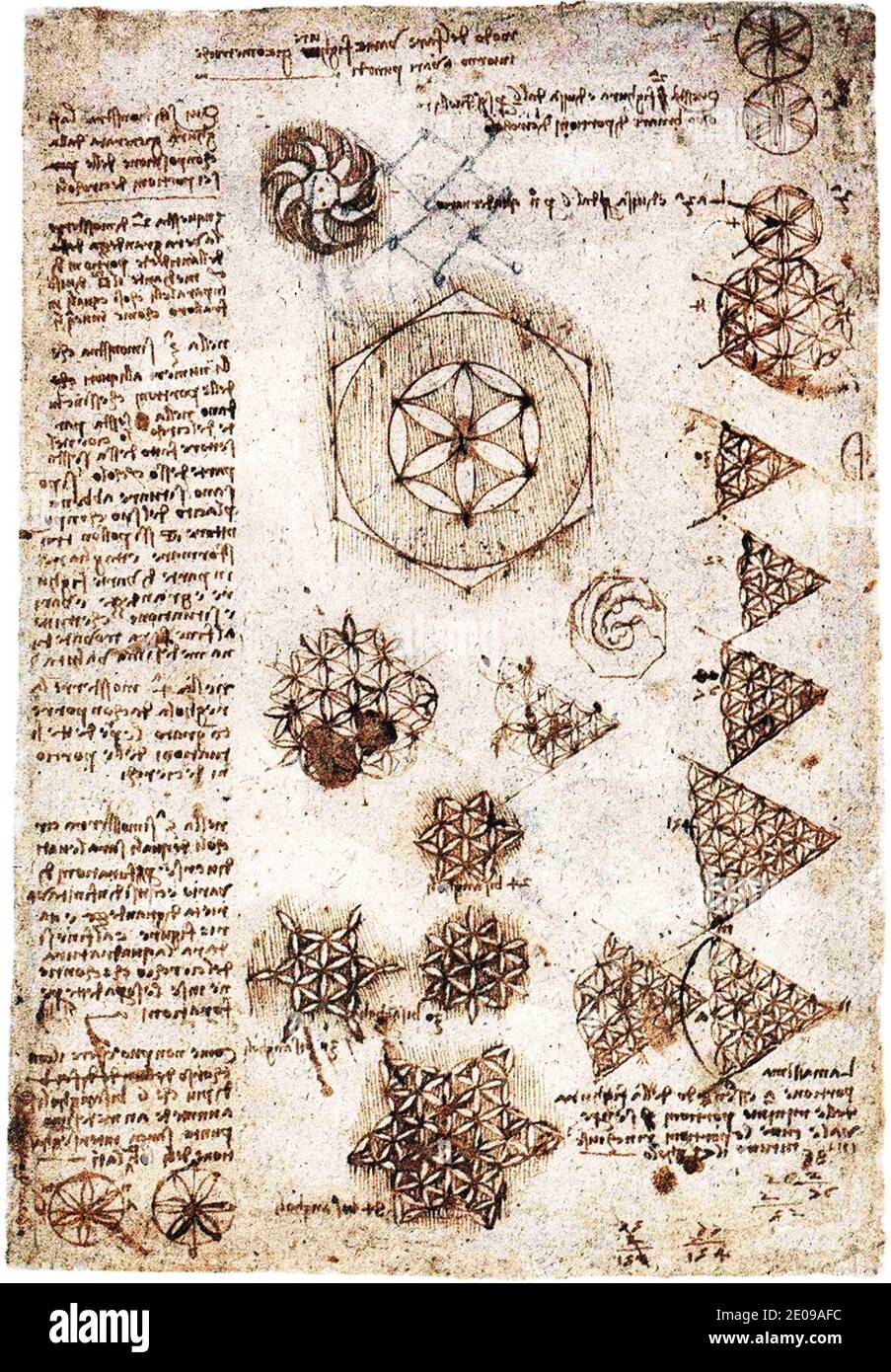 Leonardo da vinci, codice atlantico immagini e fotografie stock ad alta ...