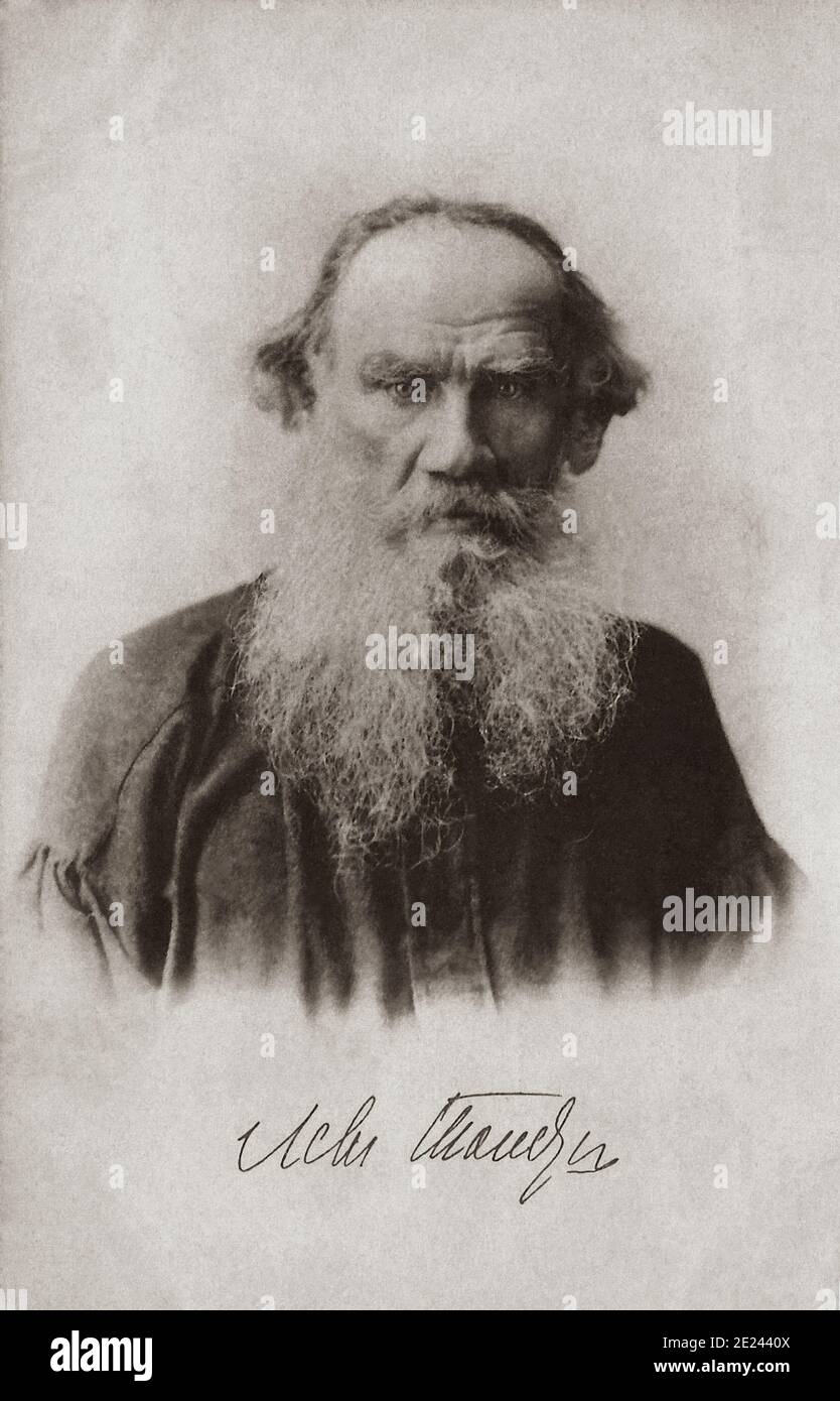 Foto d'epoca del conte leo tolstoj immagini e fotografie stock ad alta ...