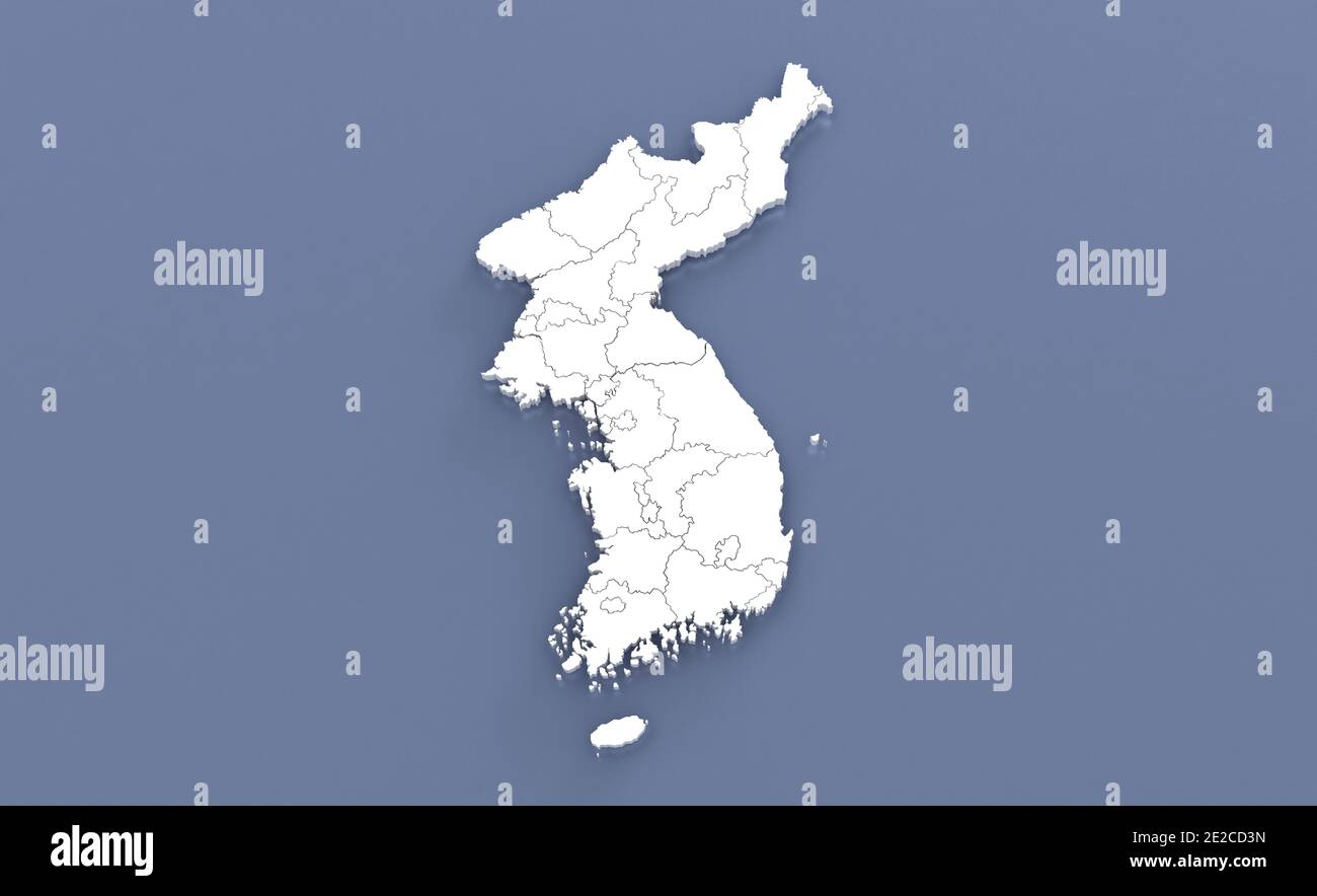 Mappa della corea immagini e fotografie stock ad alta risoluzione - Alamy