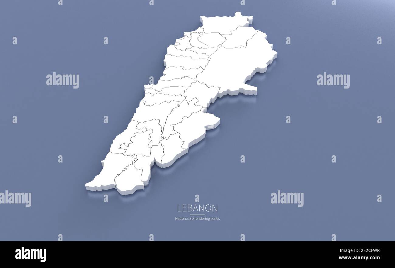 Lebanon map immagini e fotografie stock ad alta risoluzione - Alamy