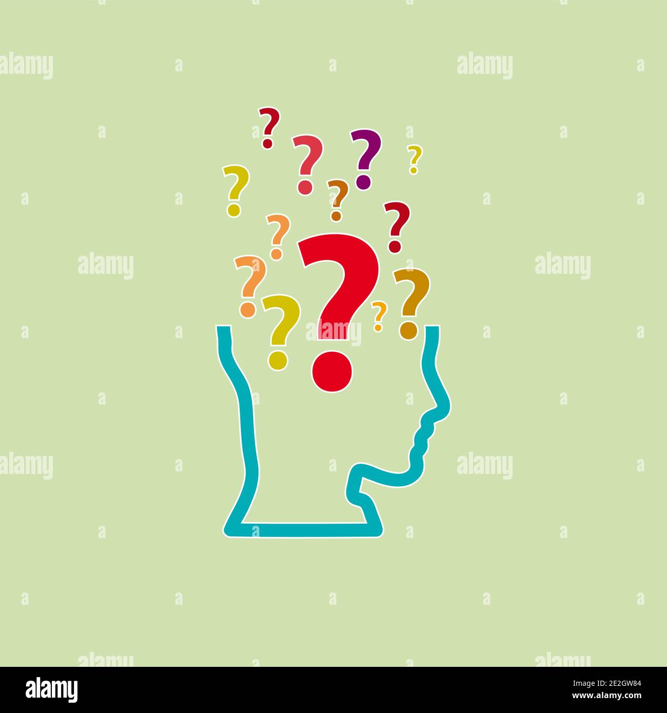 Vectores de vector de perplejidad Immagini Vettoriali Stock - Alamy