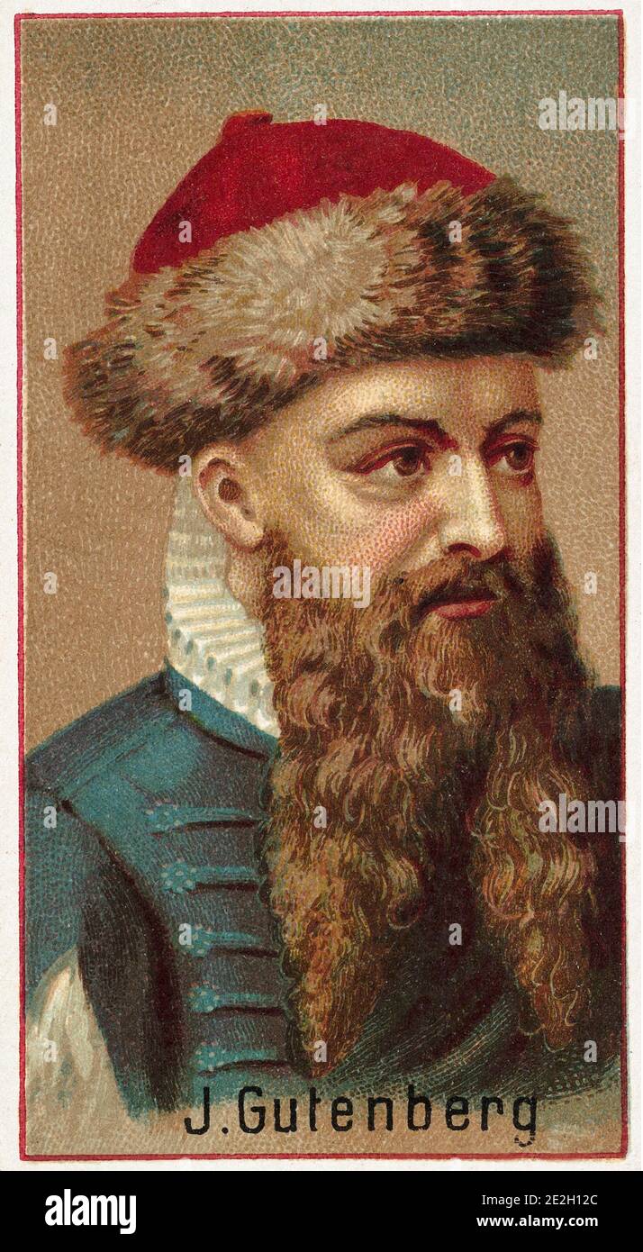 Johannes gensfleisch zur laden zum gutenberg immagini e fotografie stock ad alta risoluzione - Alamy