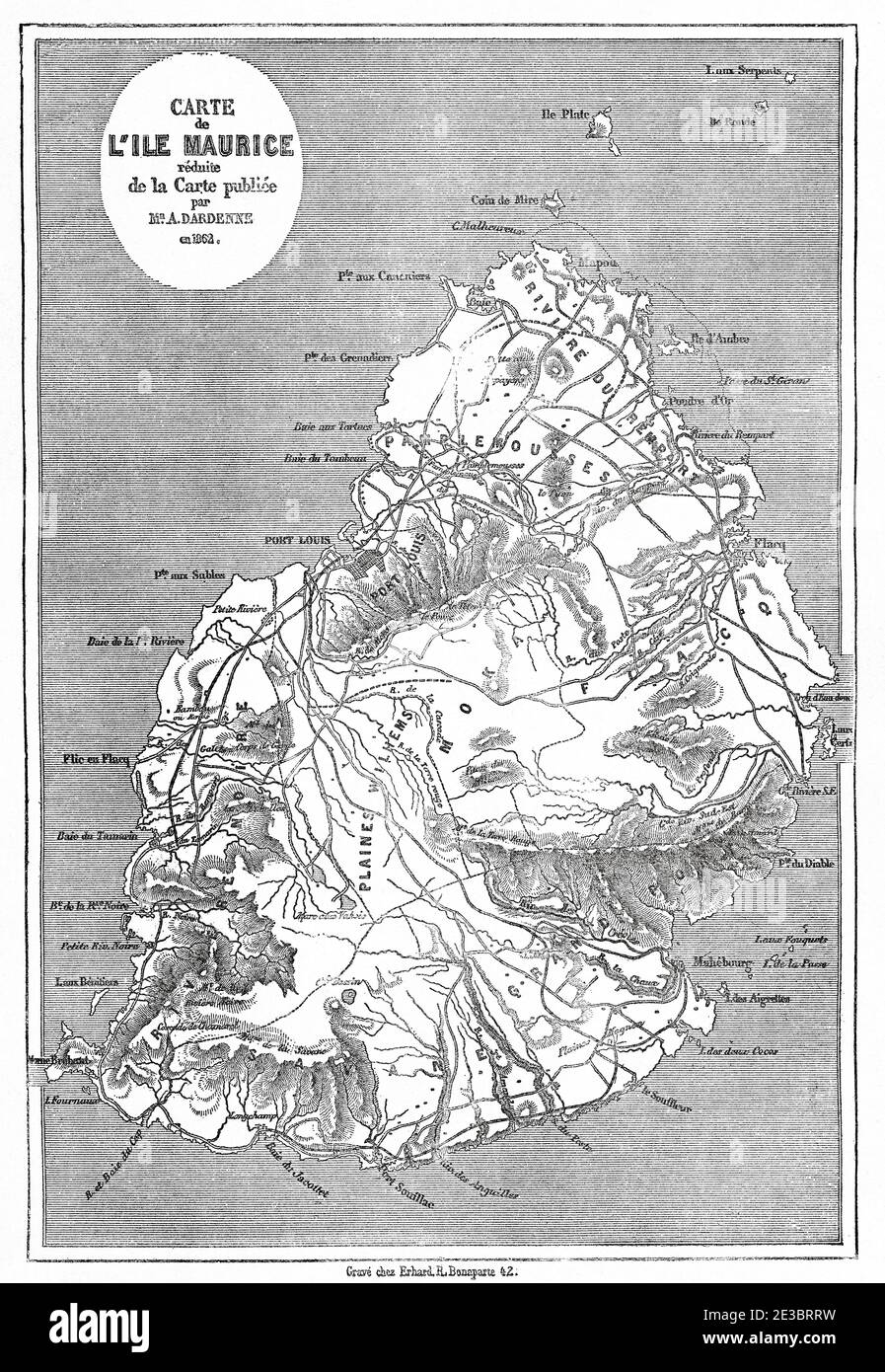 Mauritius map immagini e fotografie stock ad alta risoluzione - Alamy