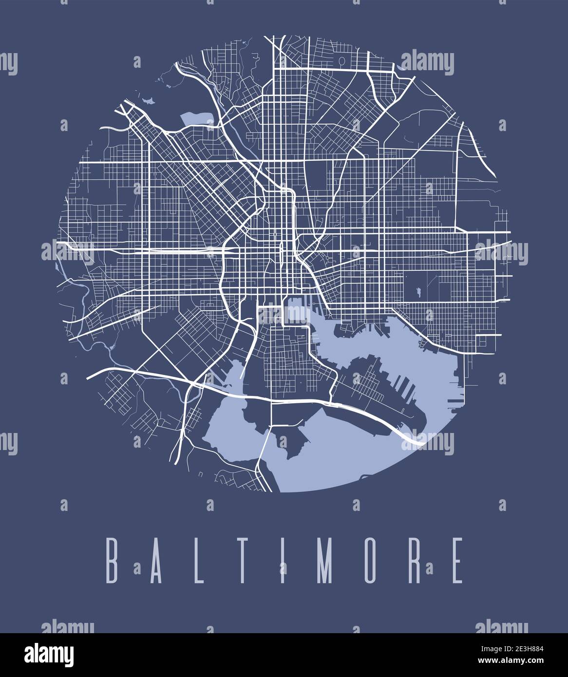 Mappa di baltimore immagini e fotografie stock ad alta risoluzione - Alamy