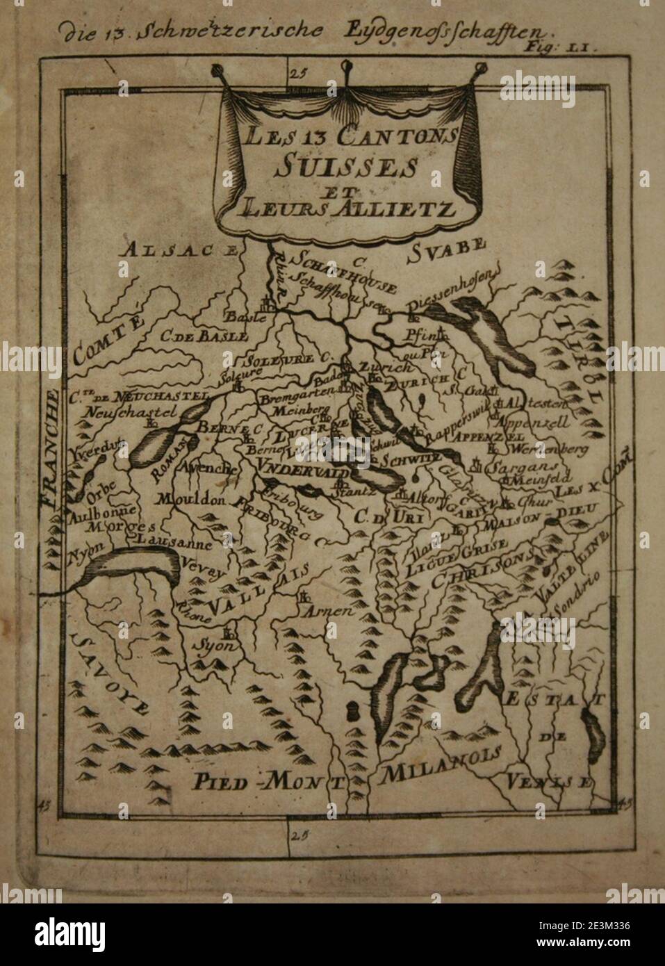 Mappa dei cantoni immagini e fotografie stock ad alta risoluzione - Alamy