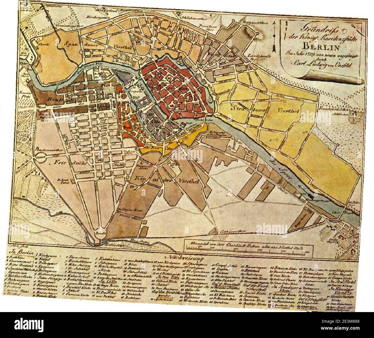 Mappa di berlino storica immagini e fotografie stock ad alta ...