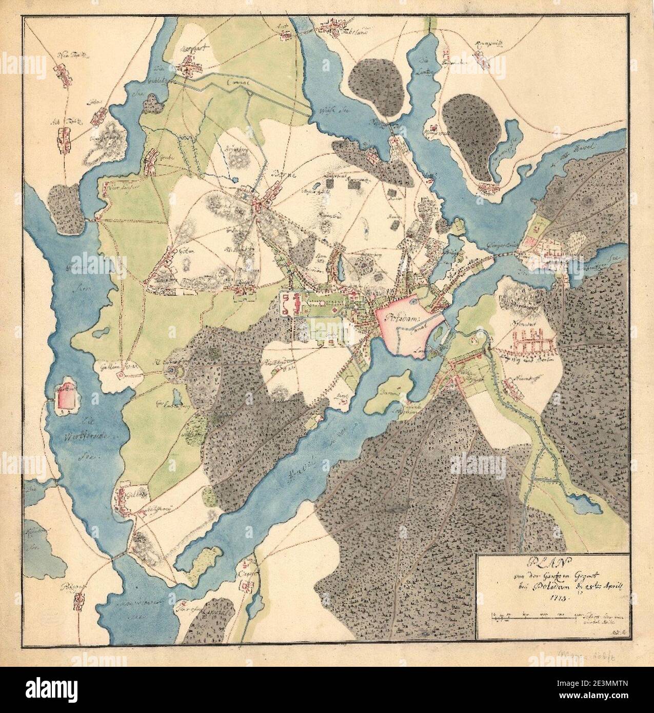 Mappa di potsdam immagini e fotografie stock ad alta risoluzione - Alamy