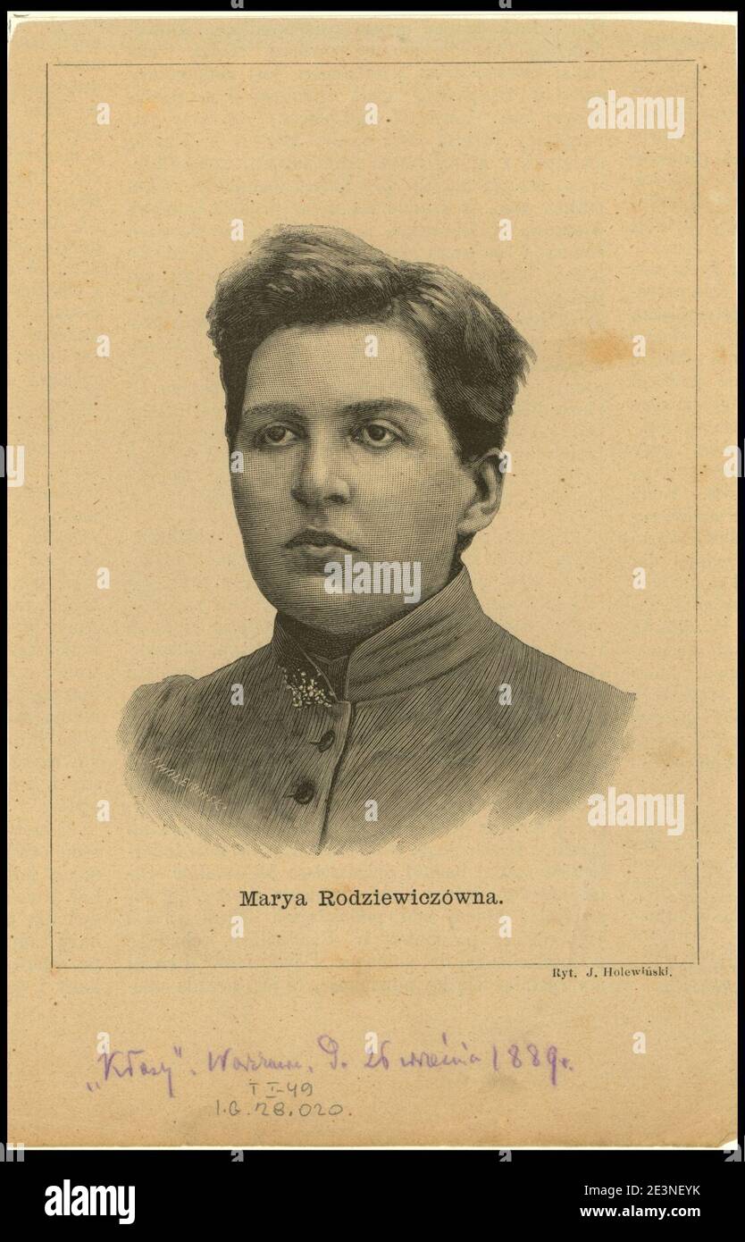 Maria rodziewiczowna immagini e fotografie stock ad alta risoluzione ...