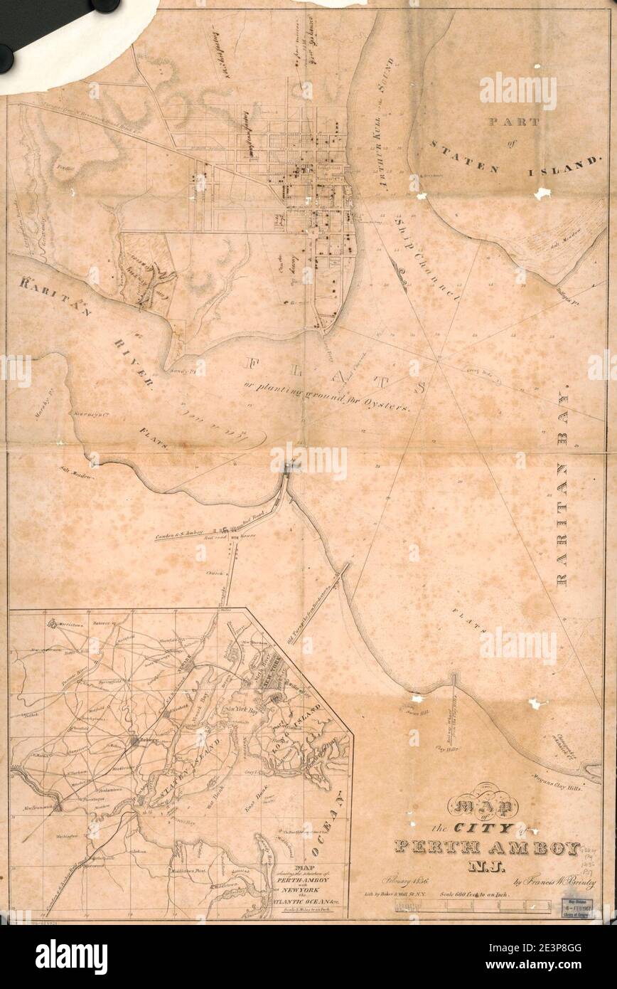 Perth amboy map immagini e fotografie stock ad alta risoluzione - Alamy