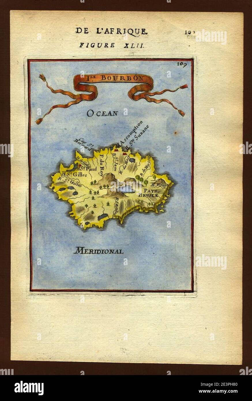 Map of reunion immagini e fotografie stock ad alta risoluzione - Alamy