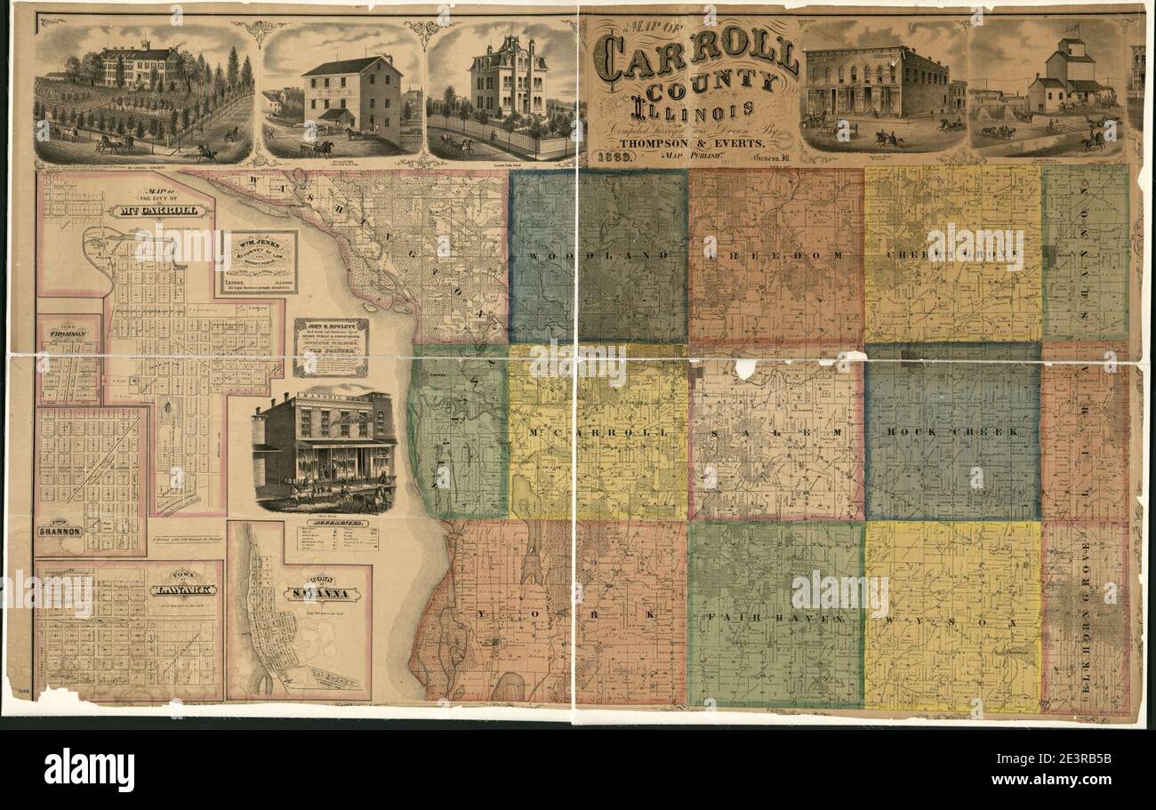 Mappa di carroll immagini e fotografie stock ad alta risoluzione - Alamy