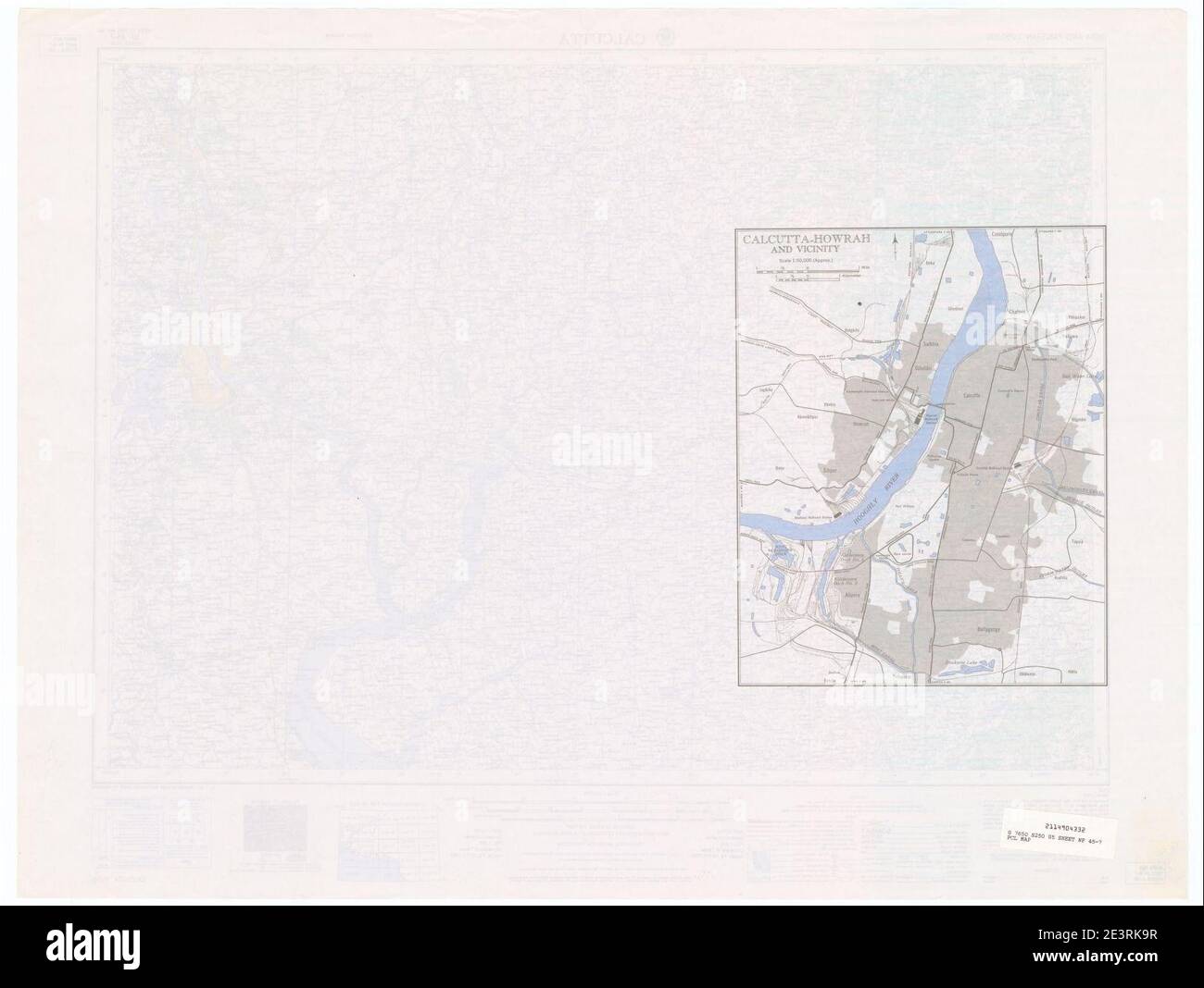 Mappa d'epoca di calcutta immagini e fotografie stock ad alta ...