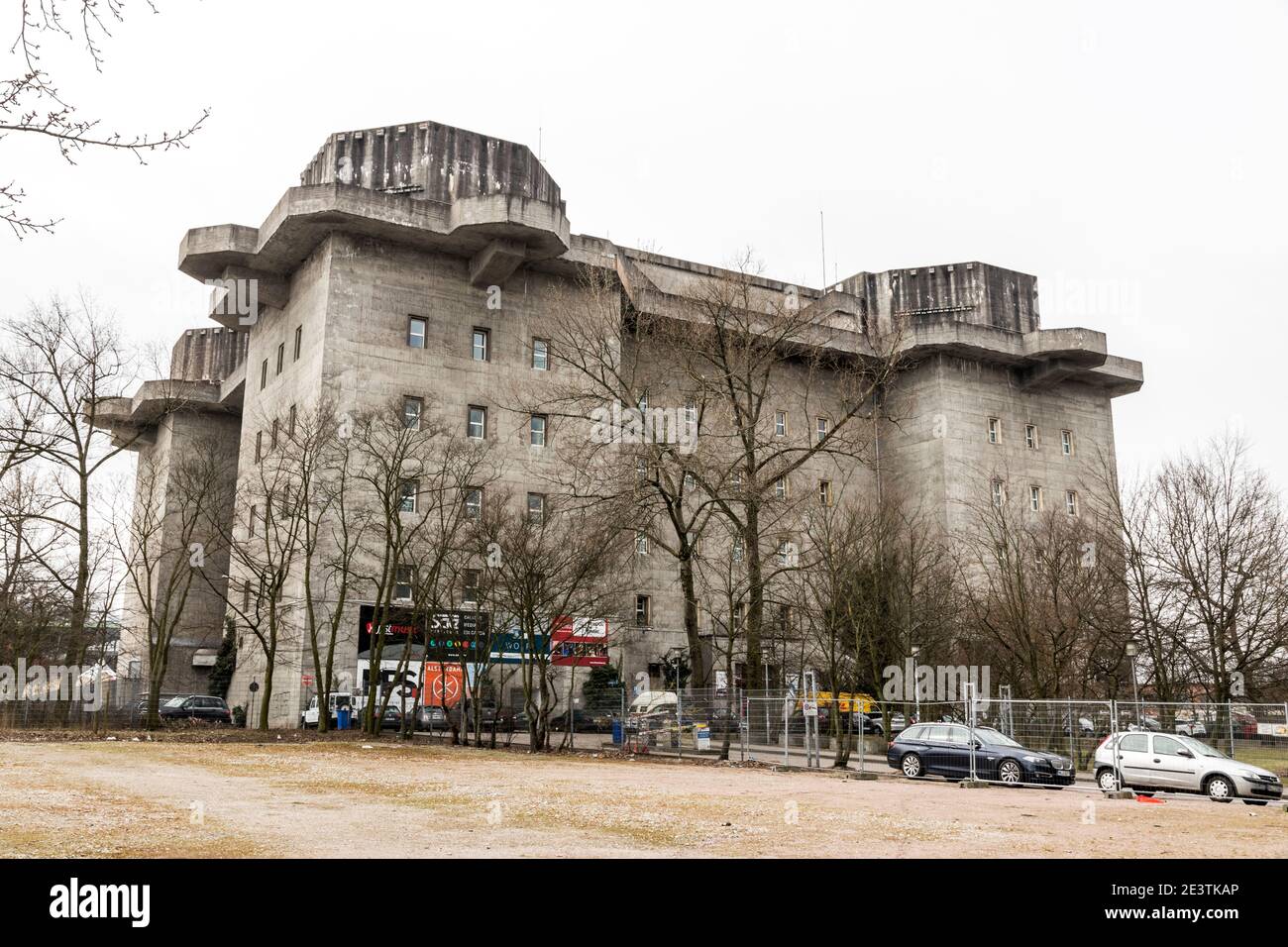 Amburgo, Germania. La Torre G di Flakturm IV, una delle torri Flak ...