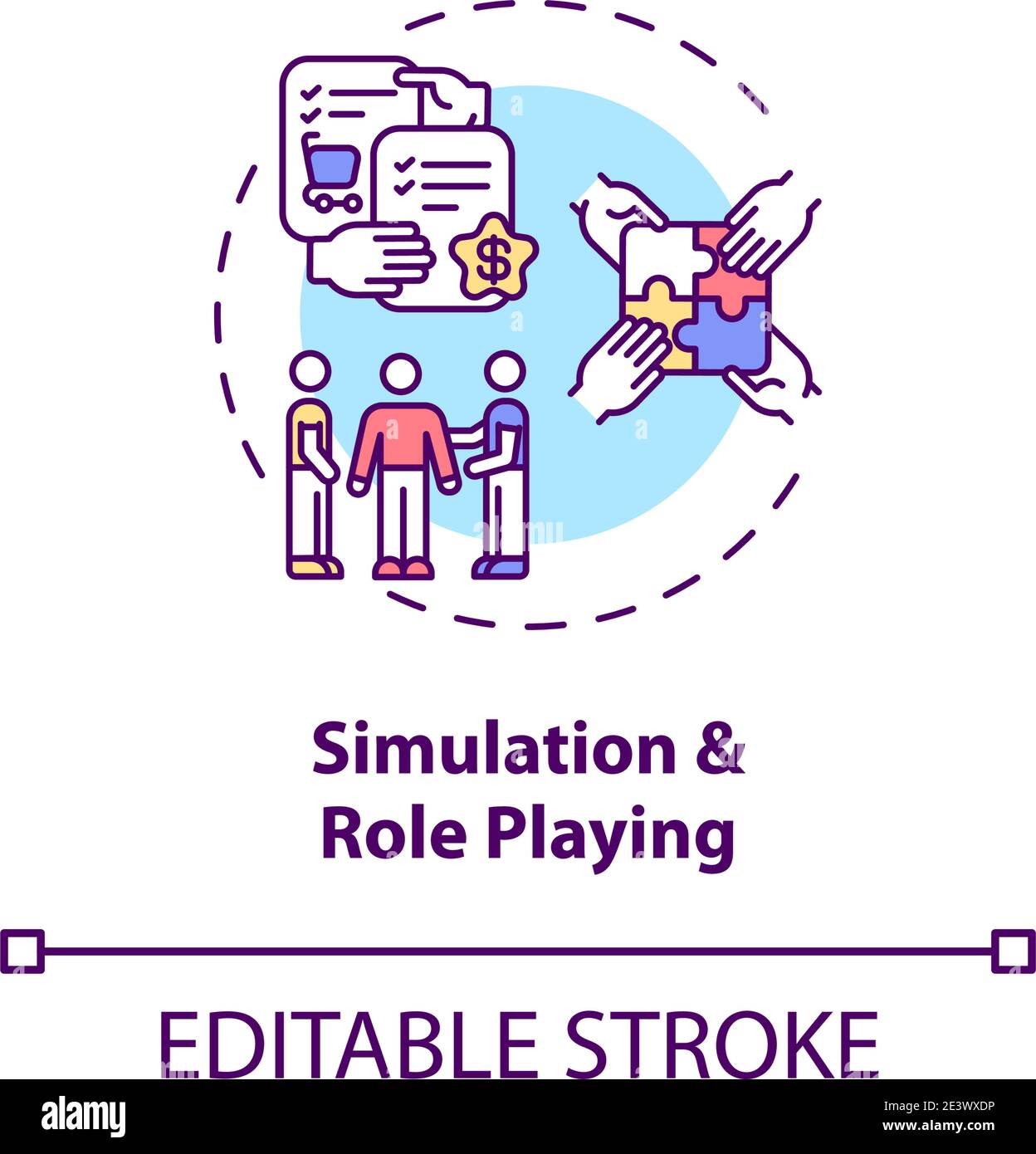 Metafora della simulazione immagini e fotografie stock ad alta ...