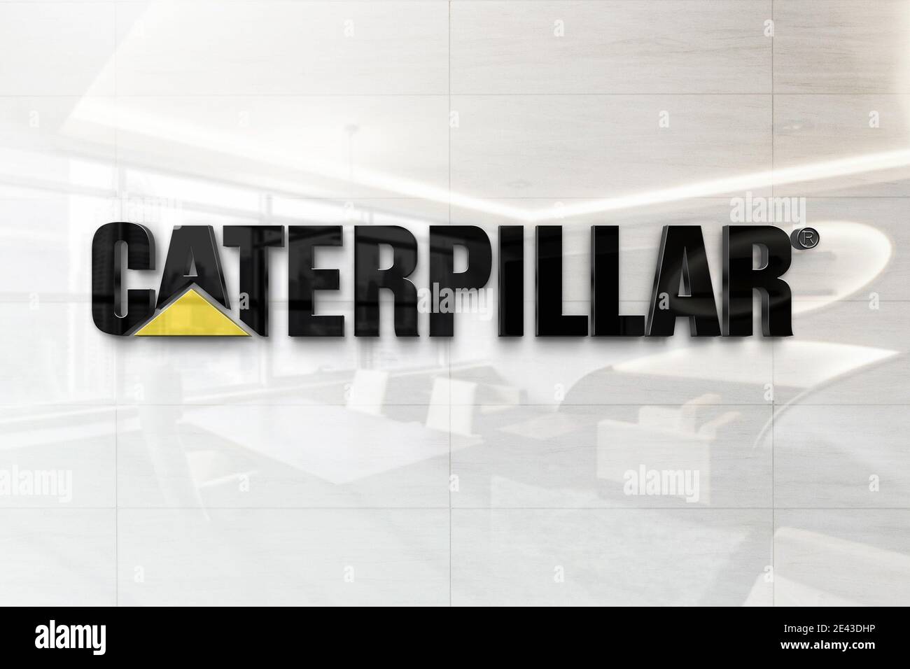 Caterpillar logo immagini e fotografie stock ad alta risoluzione - Alamy