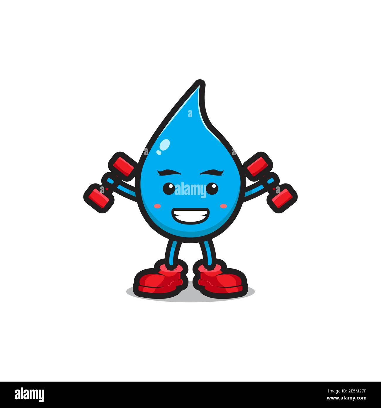 Cartoon funny water drop character immagini e fotografie stock ad alta ...