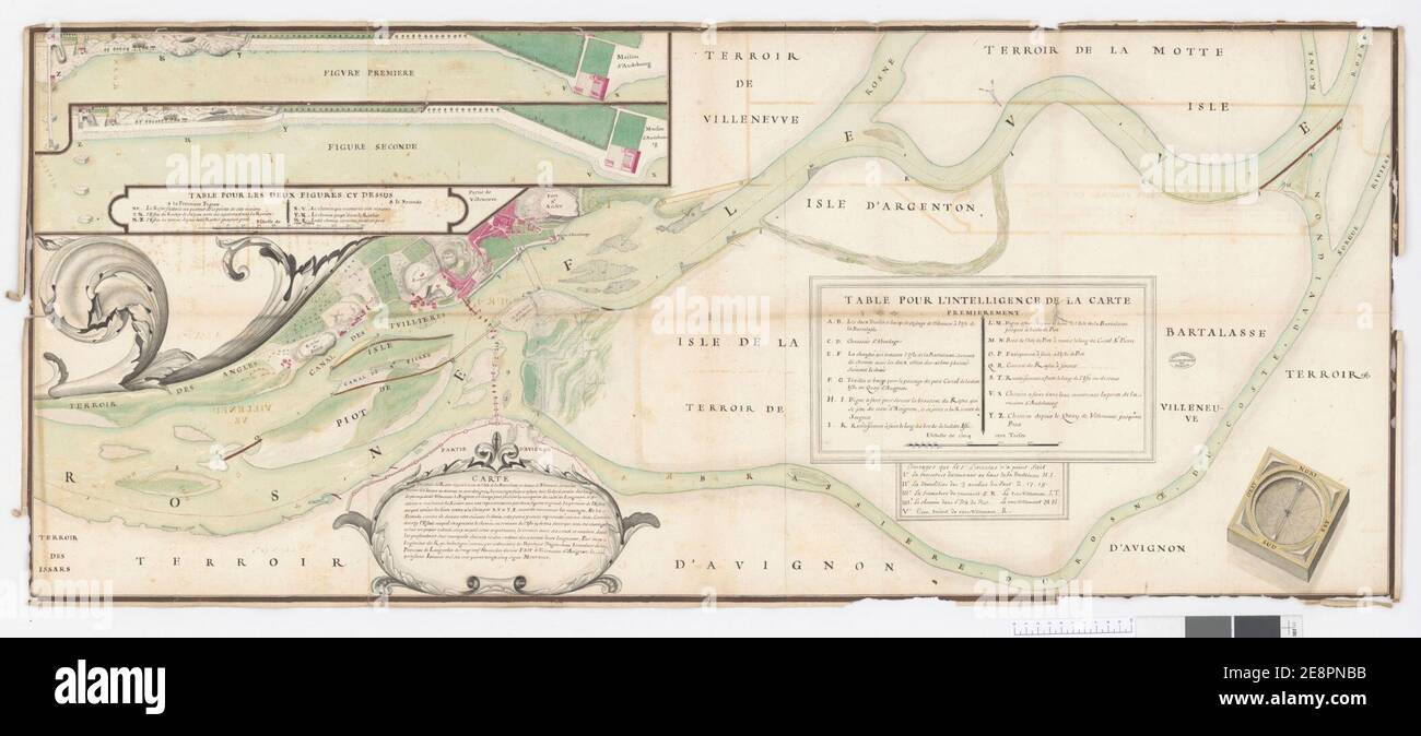 Mappa di avignone immagini e fotografie stock ad alta risoluzione - Alamy