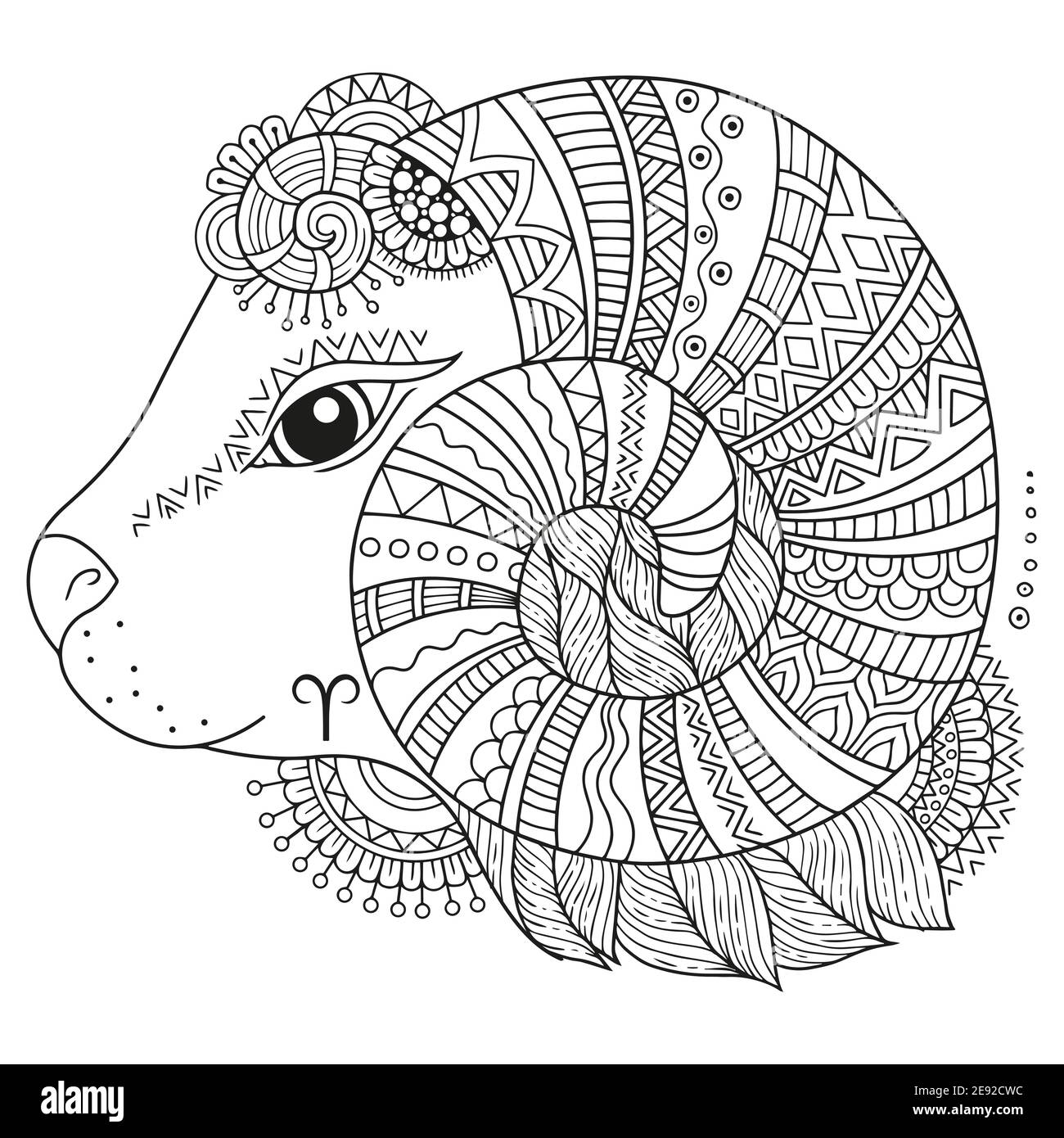 Disegni animali da colorare Immagini Vettoriali Stock - Alamy