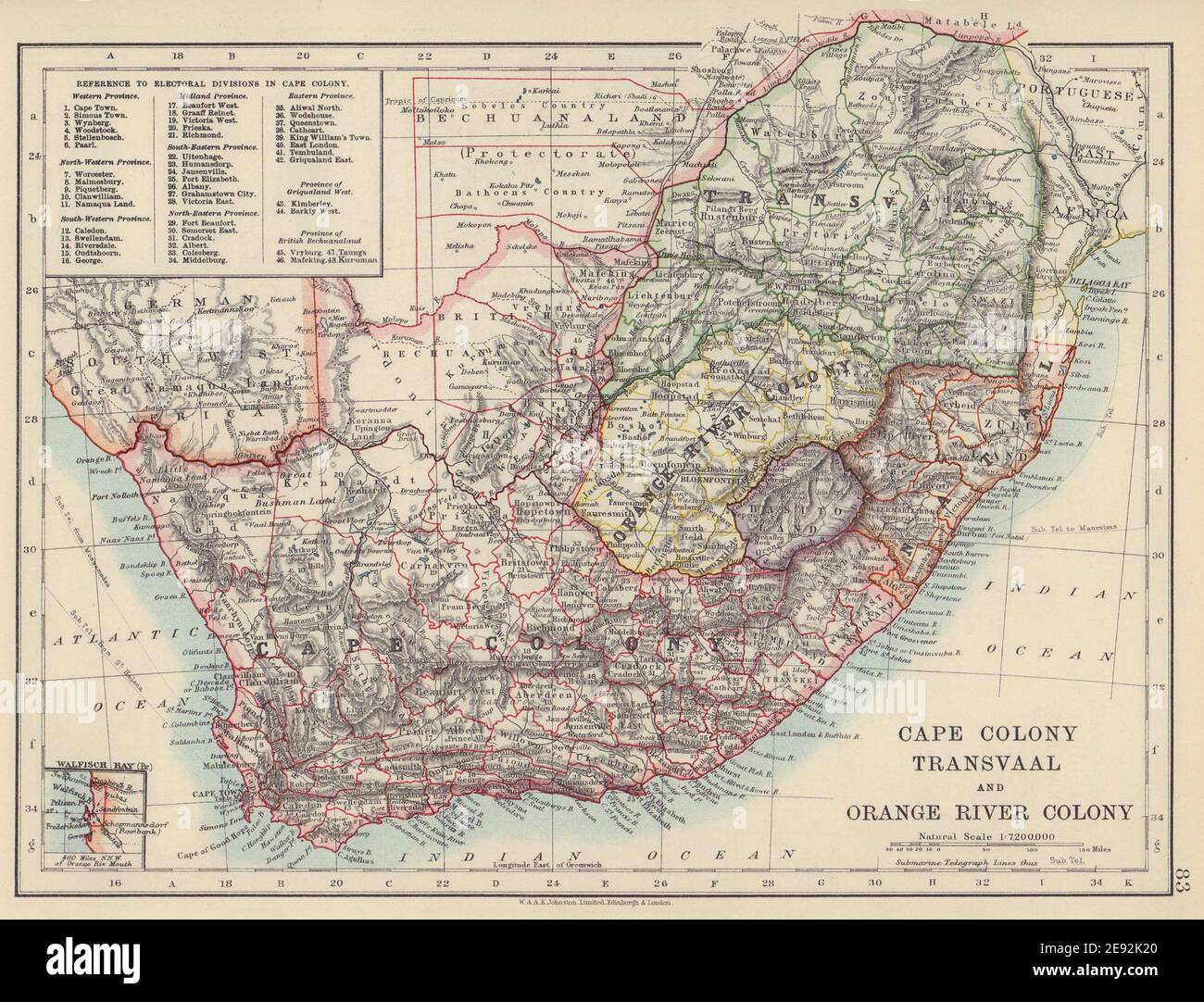 Mappa transvaal immagini e fotografie stock ad alta risoluzione - Alamy