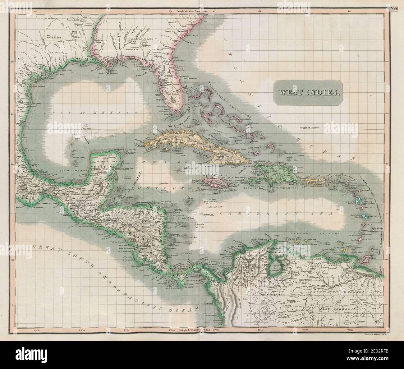 Mappa del golfo del messico immagini e fotografie stock ad alta ...