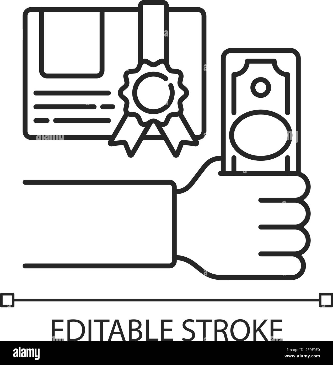 Pagare la tariffa Foto e Immagini Stock in Bianco e Nero - Alamy