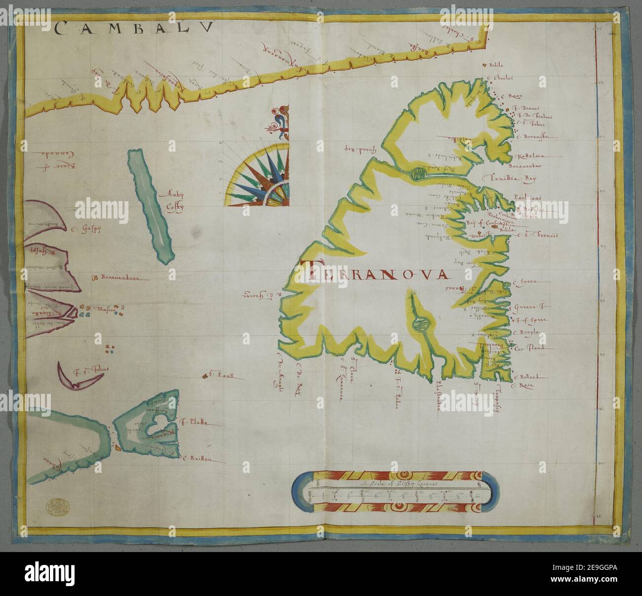 Mappa di terranova immagini e fotografie stock ad alta risoluzione - Alamy