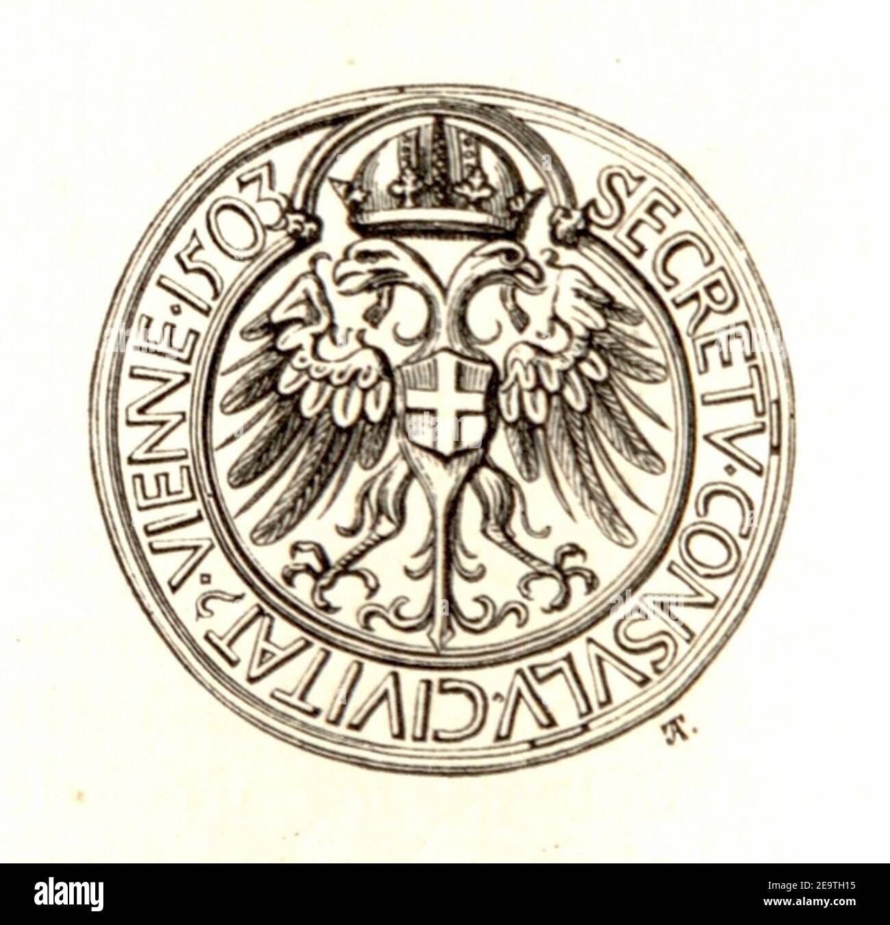 Wappen der stadt wien immagini e fotografie stock ad alta risoluzione ...