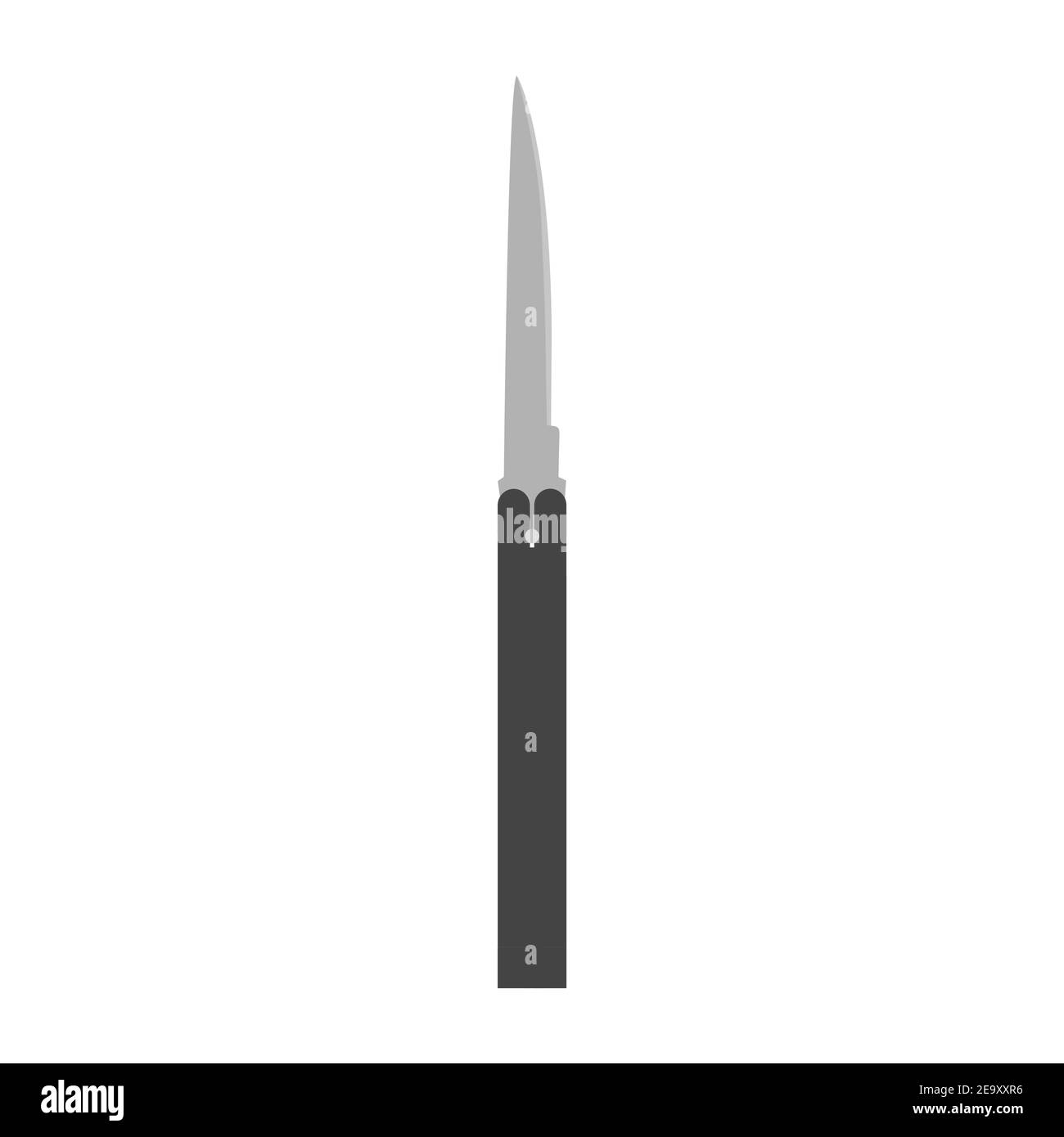Arma militare coltello vettore illustrazione lama crimine. Pugnale ...